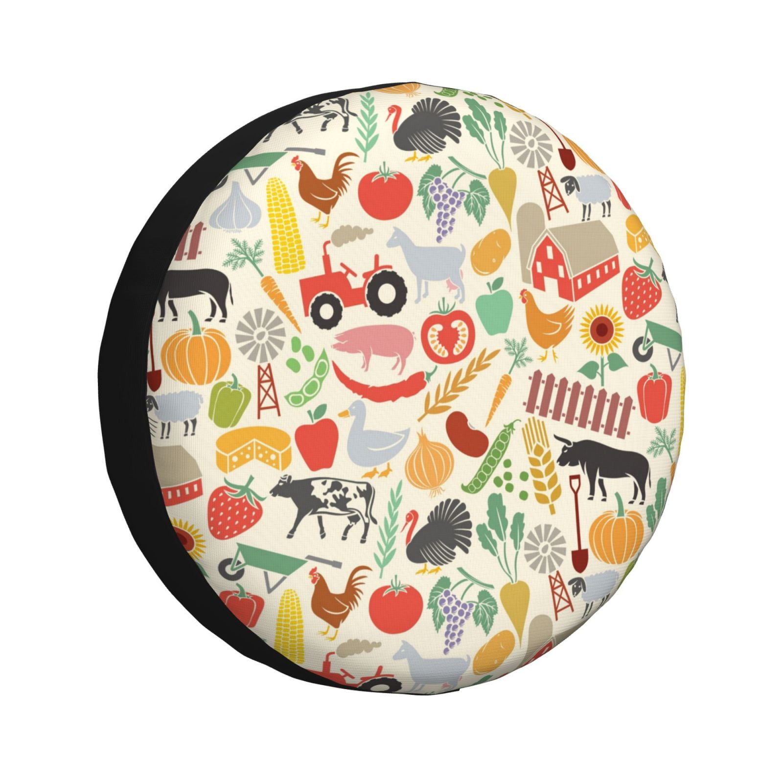 Spare Tire Cover Farm Waterproof Trailer Tire Covers 14''-17'', Tough ...