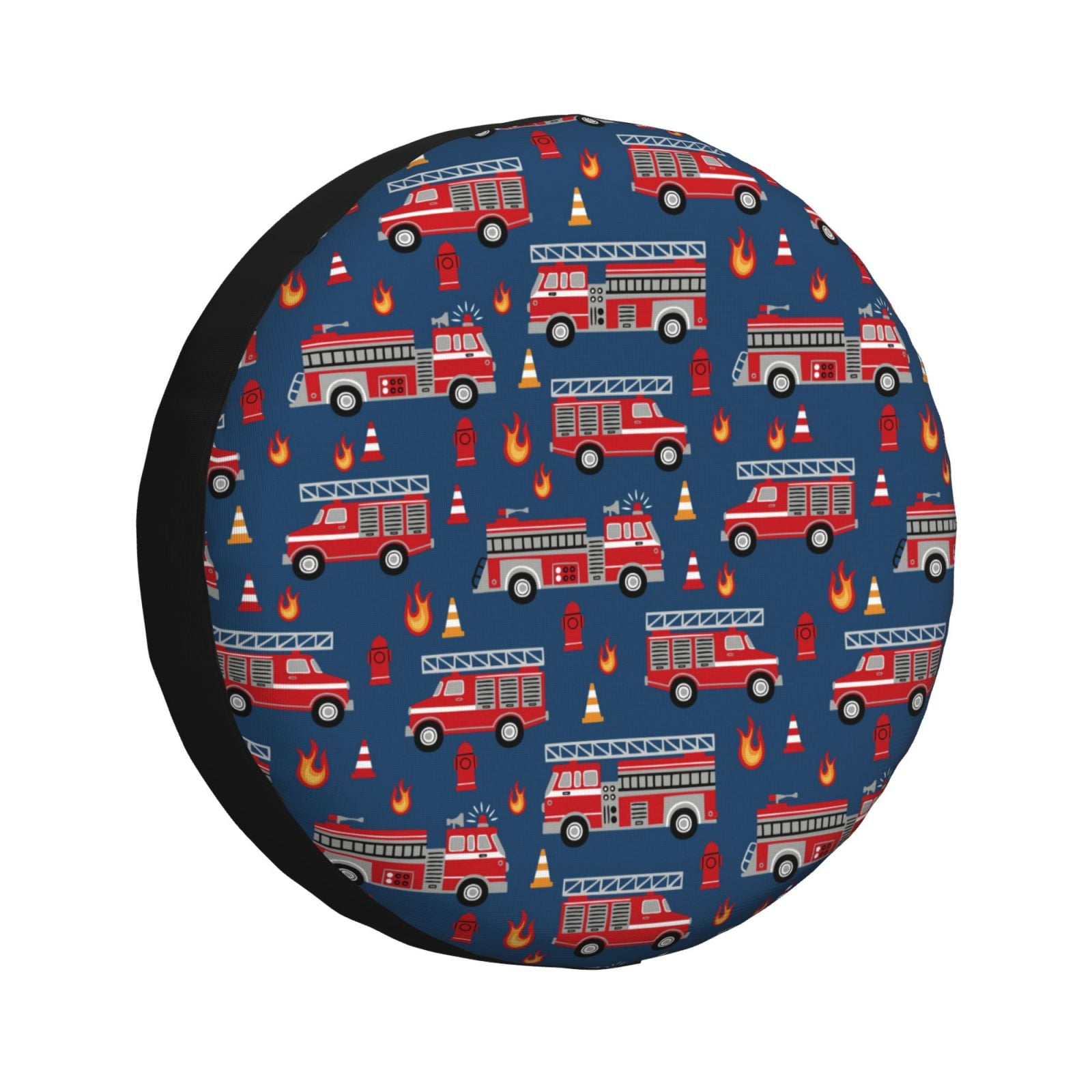 Spare Tire Cover - Fire Truck 1 Waterproof Sun Protection Universal ...