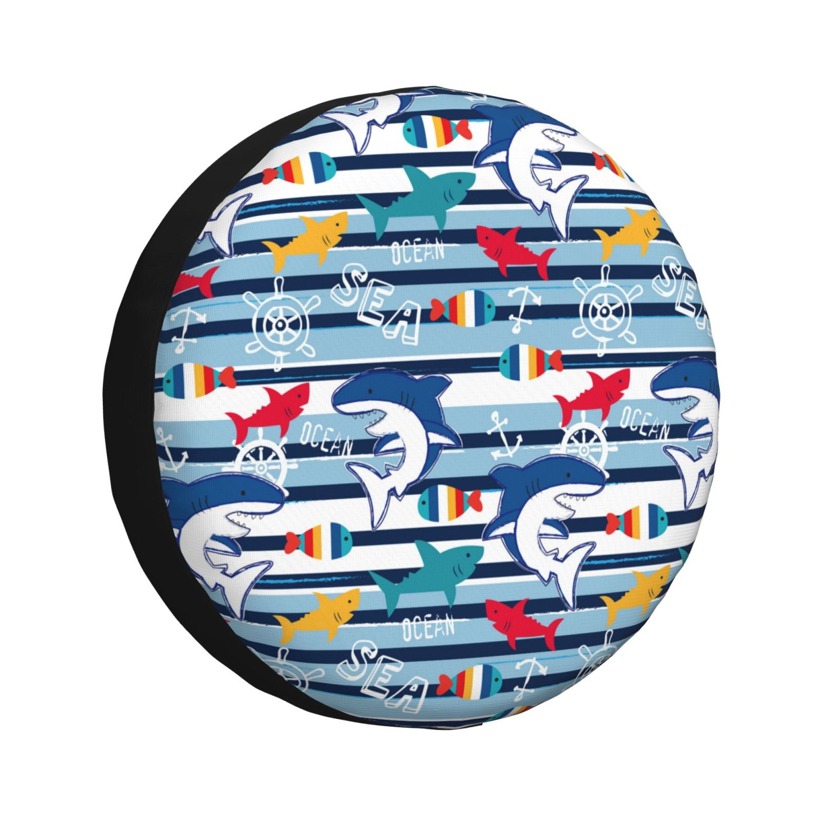 Spare Tire Cover, Fish And Shark Wheel Cover Tire Covers for Trailers ...