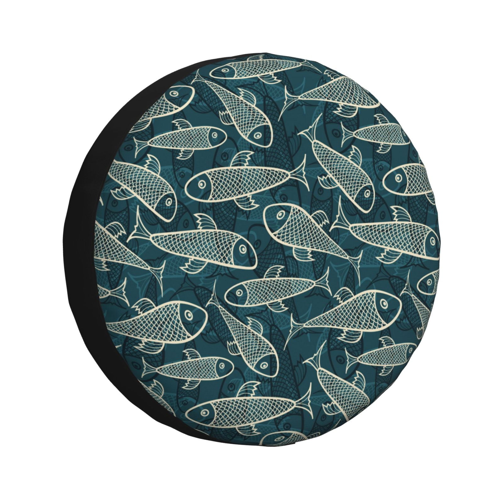 Spare Tire Cover Fish Style Waterproof Trailer Tire Covers 14''-17 ...