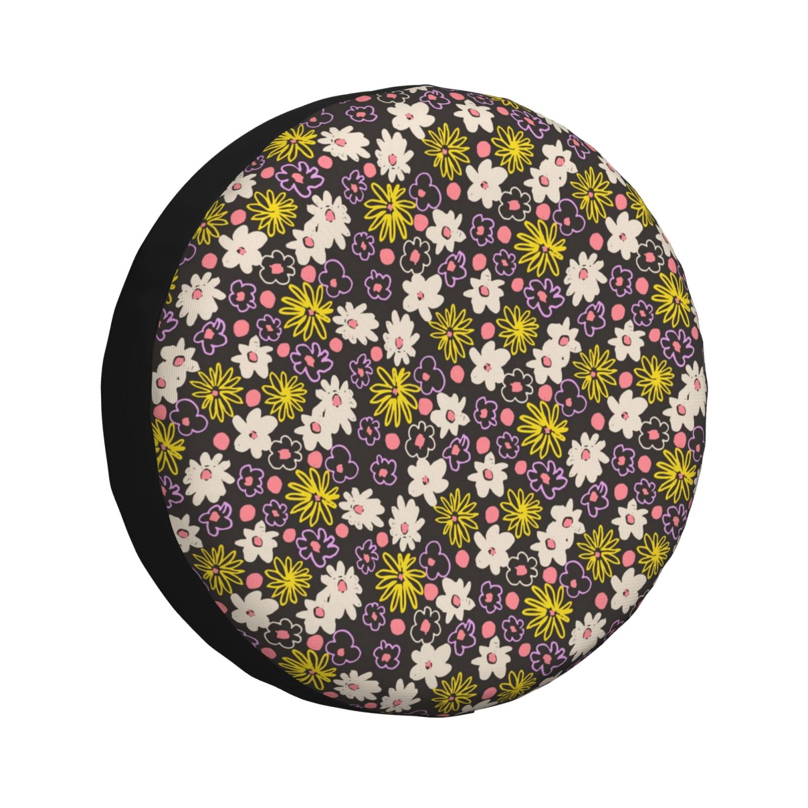 Spare Tire Cover, Flowers Daisy Wheel Cover Tire Covers for Trailers ...