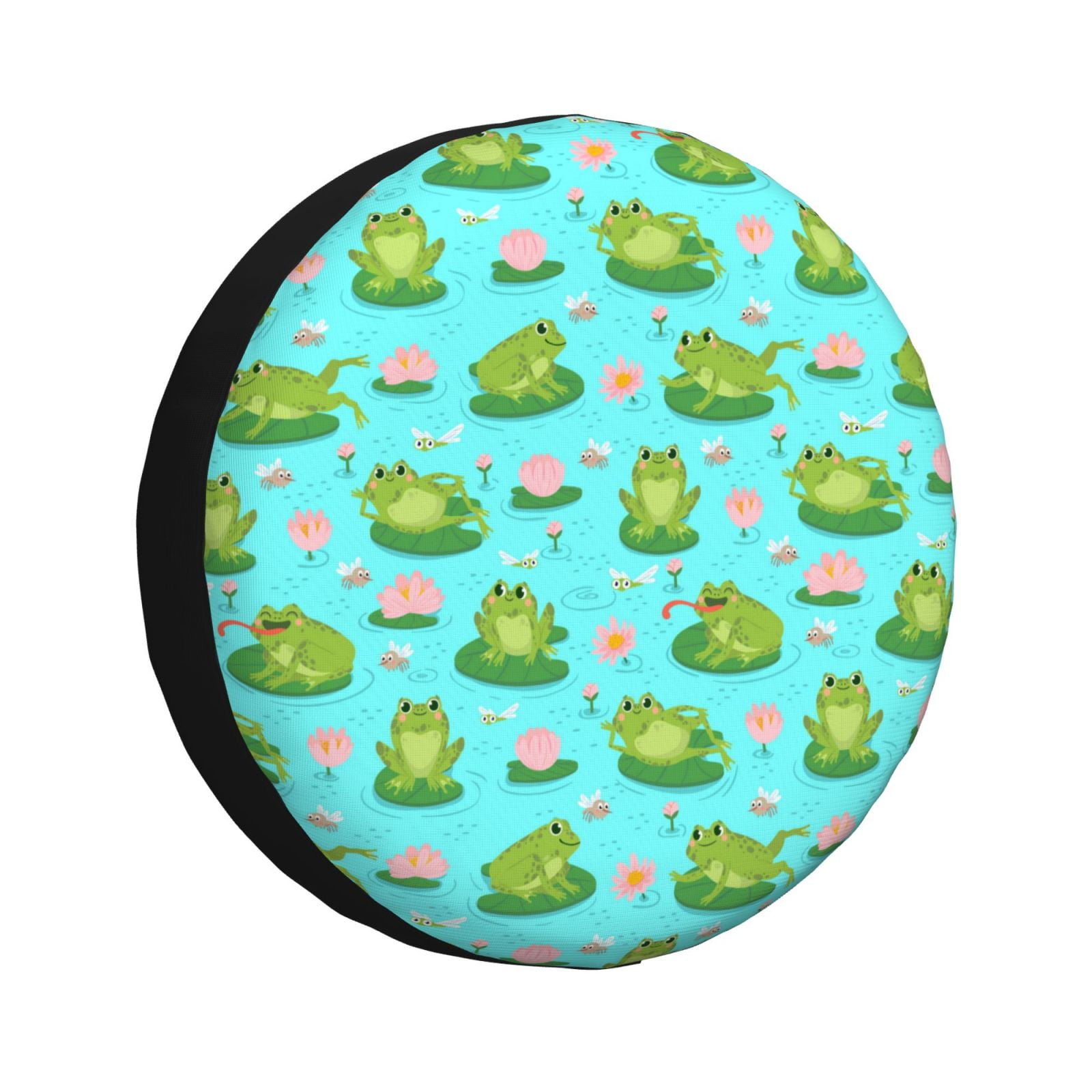 Spare Tire Cover - Frogs And Aquatic Plants Universal Fit for RV Car ...