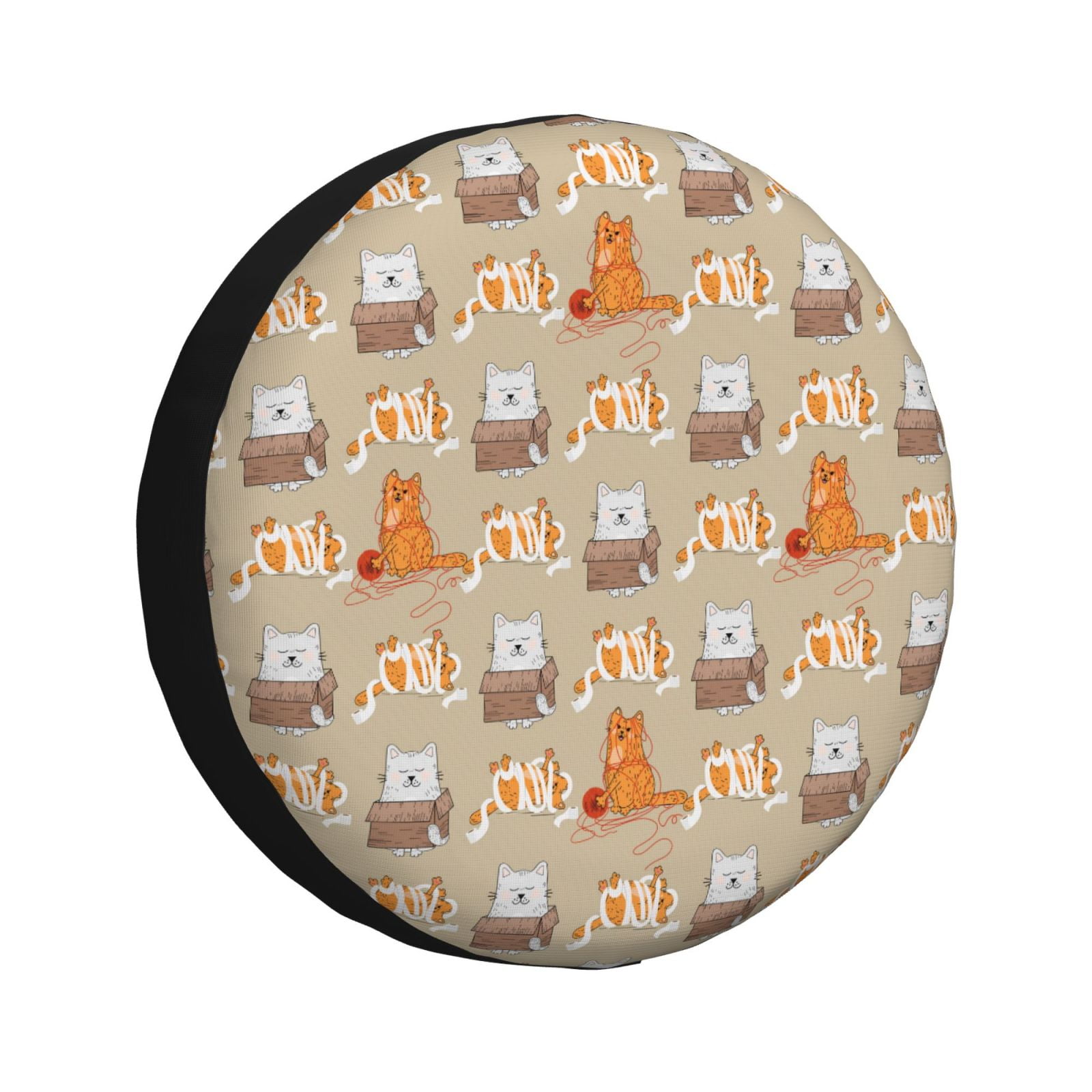 Spare Tire Cover, Funny Cartoon Carton Cat Wheel Cover Tire Covers For ...