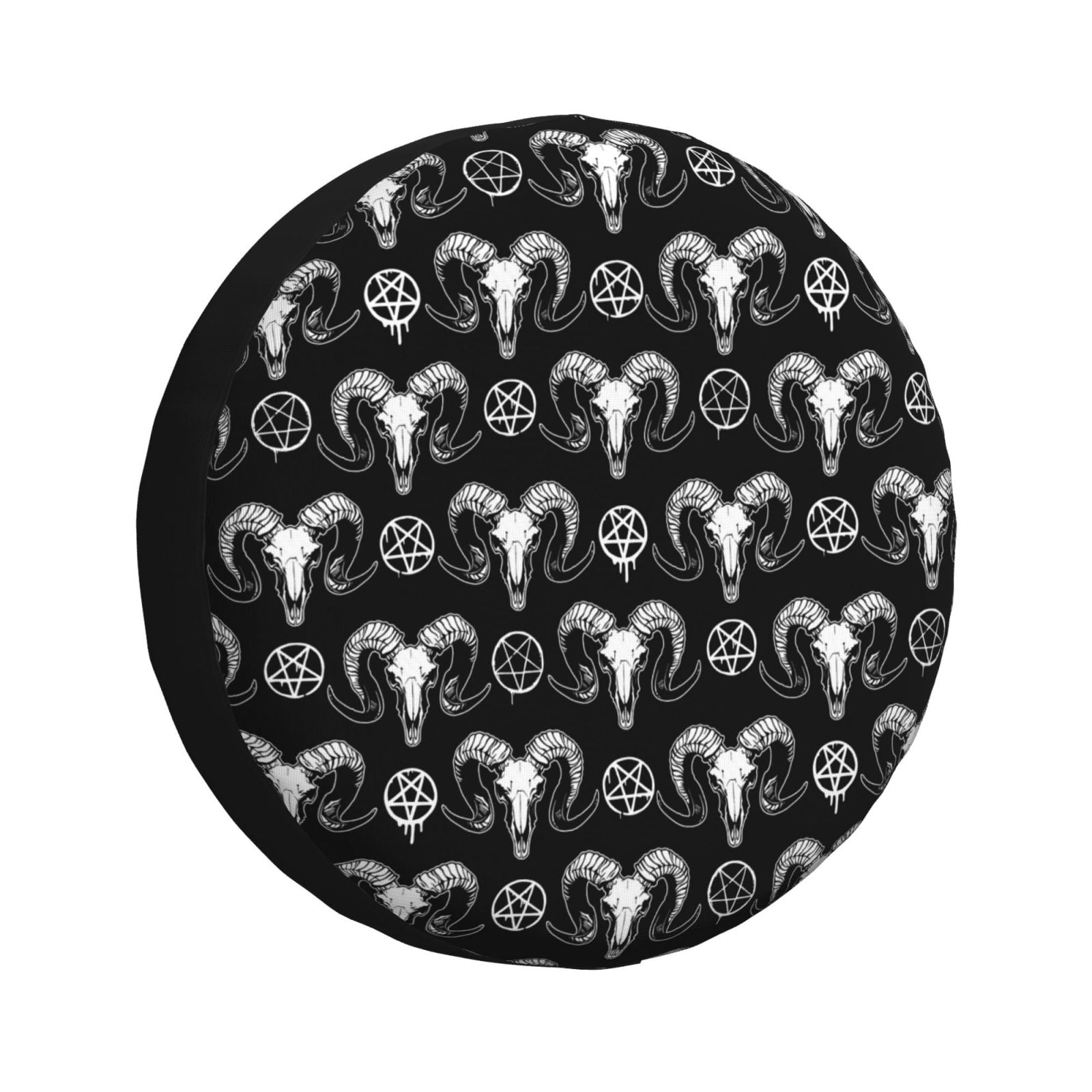 Spare Tire Cover, Gothic Cool Goat Skull Wheel Cover Tire Covers For ...
