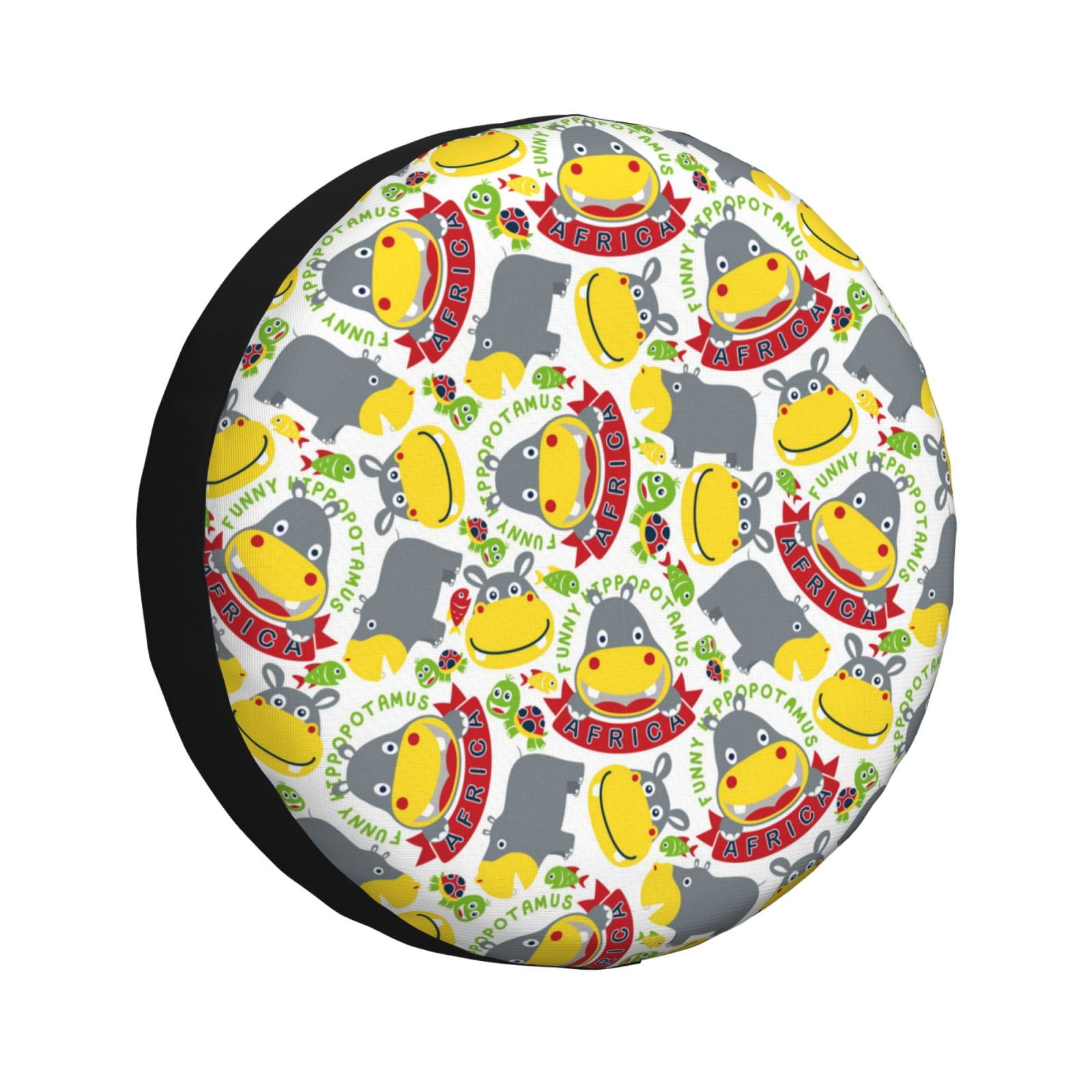 Spare Tire Cover Hippopotamus Waterproof Trailer Tire Covers 14''-17 ...