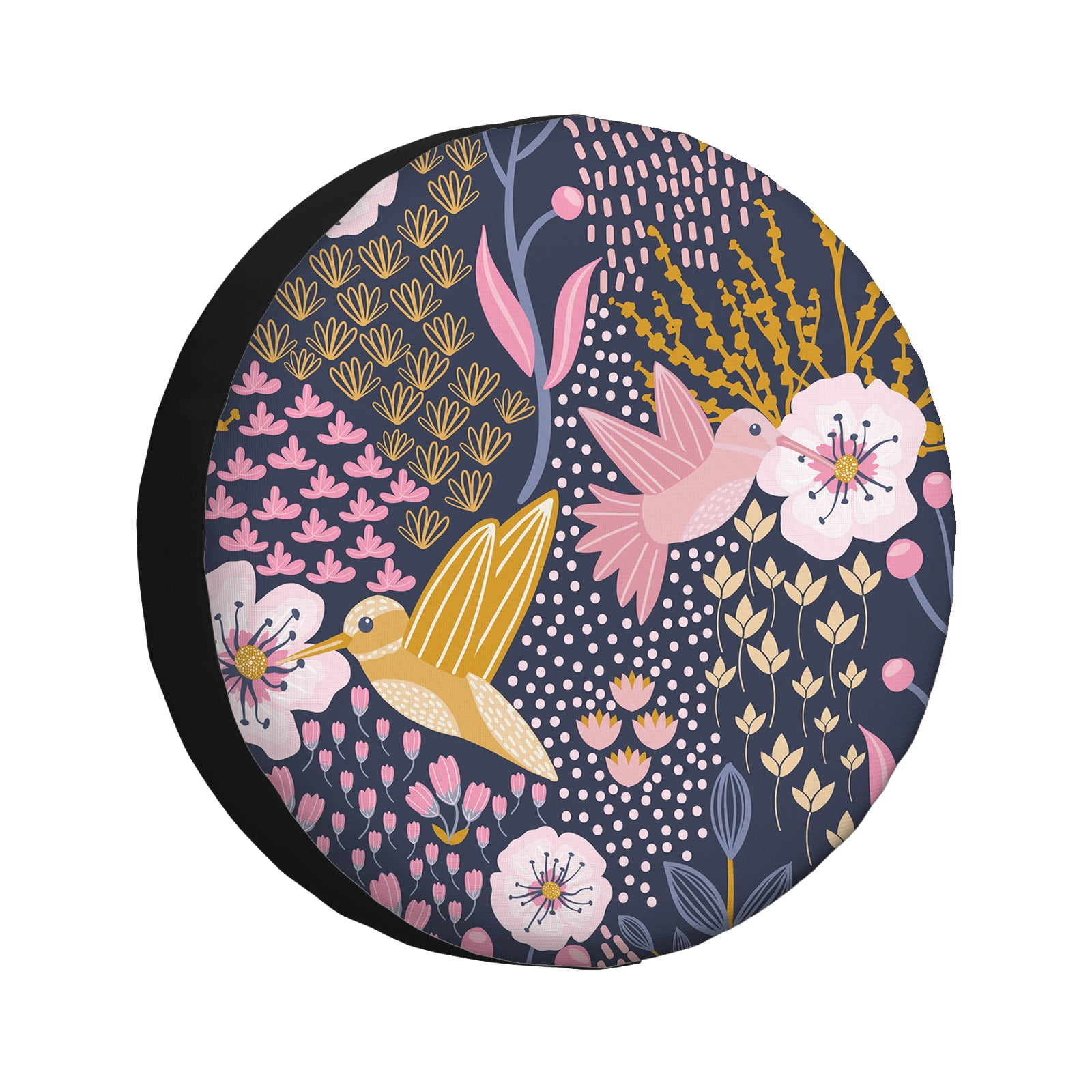 Spare Tire Cover Hummingbird And Cherry Blossom Weatherproof Wheel ...