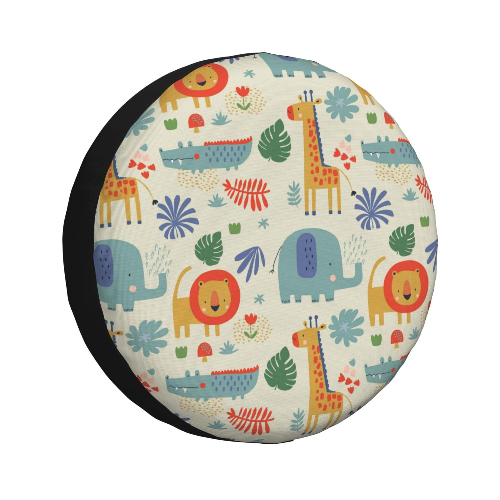 Spare Tire Cover, Jungle Animals Wheel Cover Tire Covers for Trailers ...