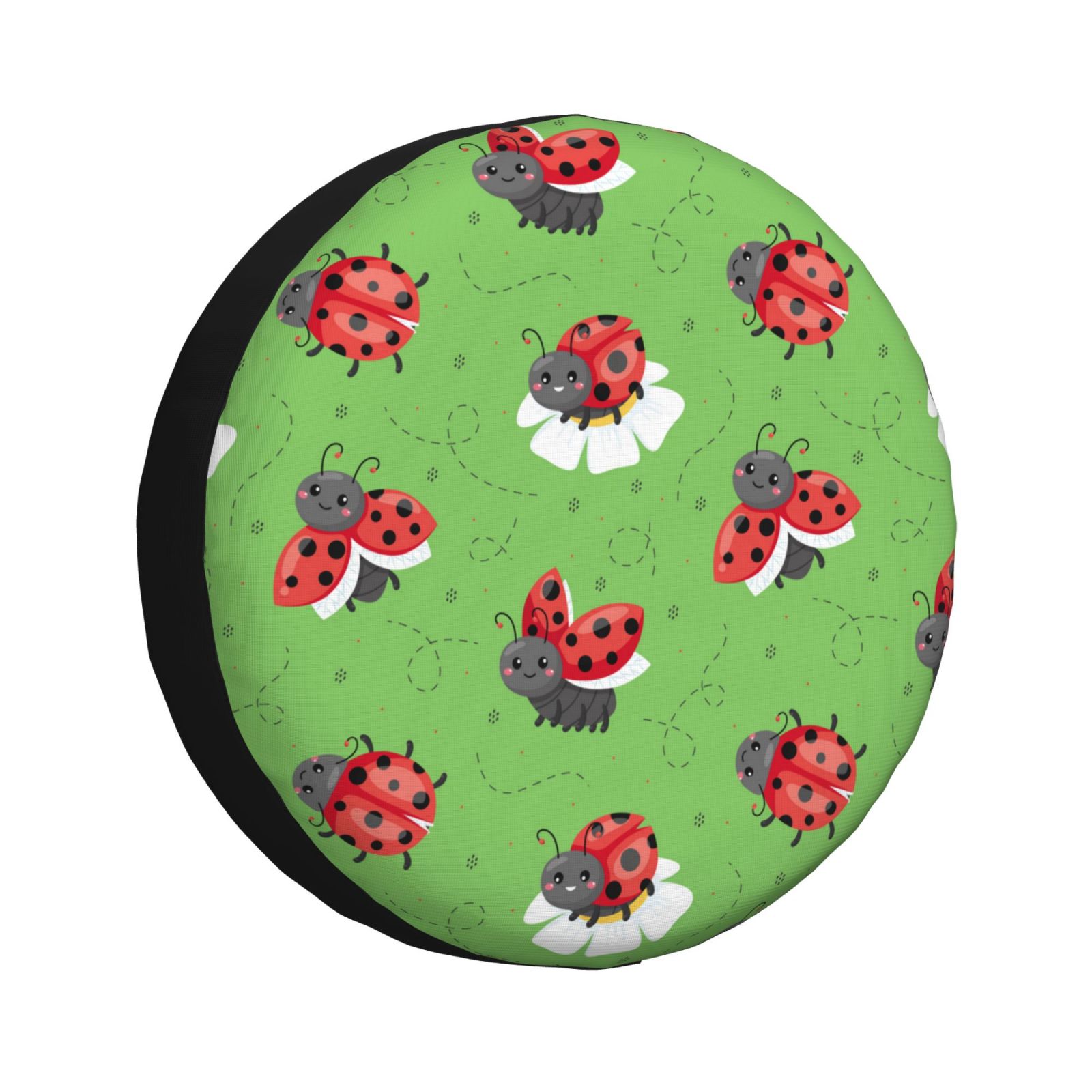 Spare Tire Cover Ladybug Green Waterproof Trailer Tire Covers 14''-17 ...