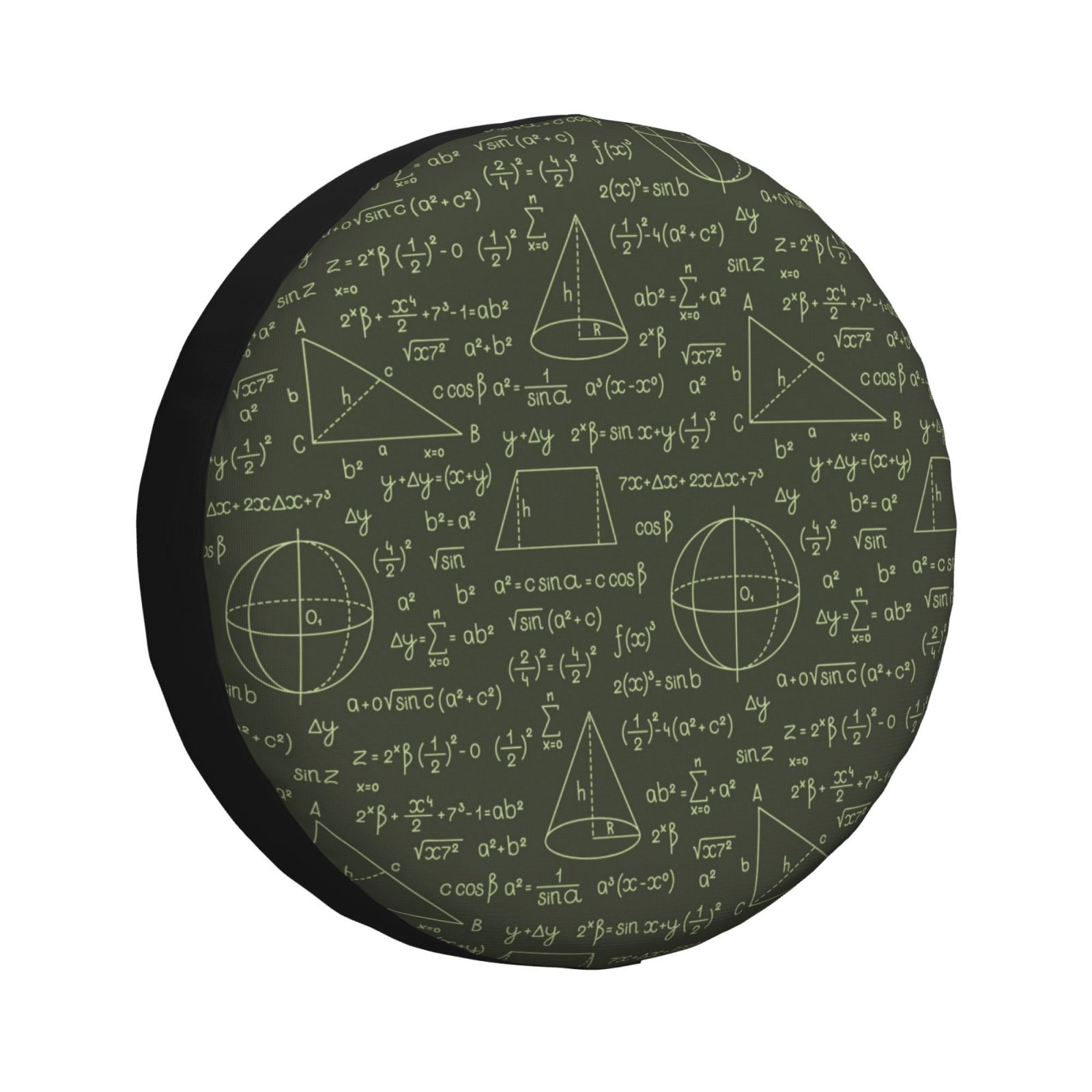 Spare Tire Cover - Math Print comical Waterproof Sun Protection ...