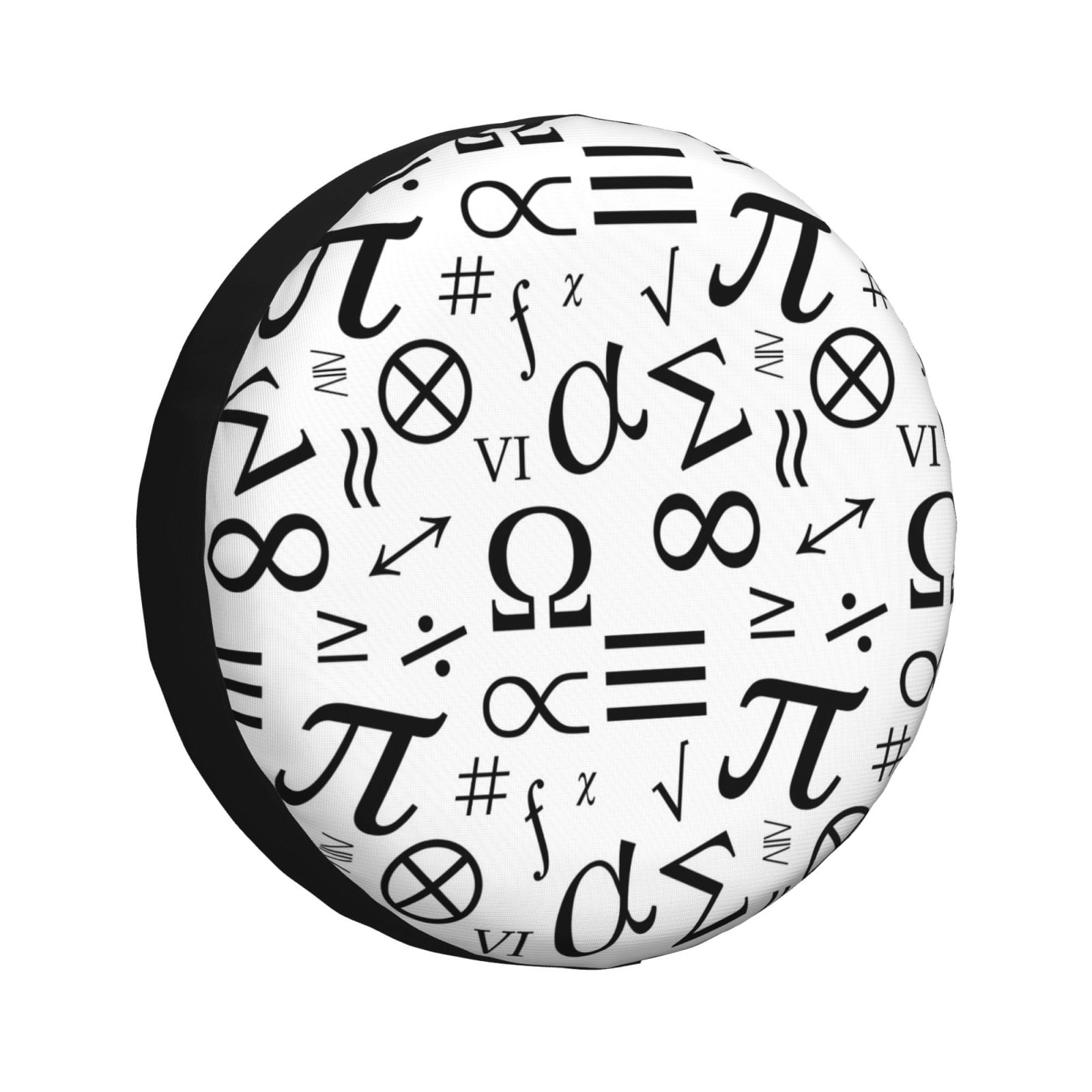 Spare Tire Cover Math Symbol Print funny Waterproof Trailer Tire Covers ...