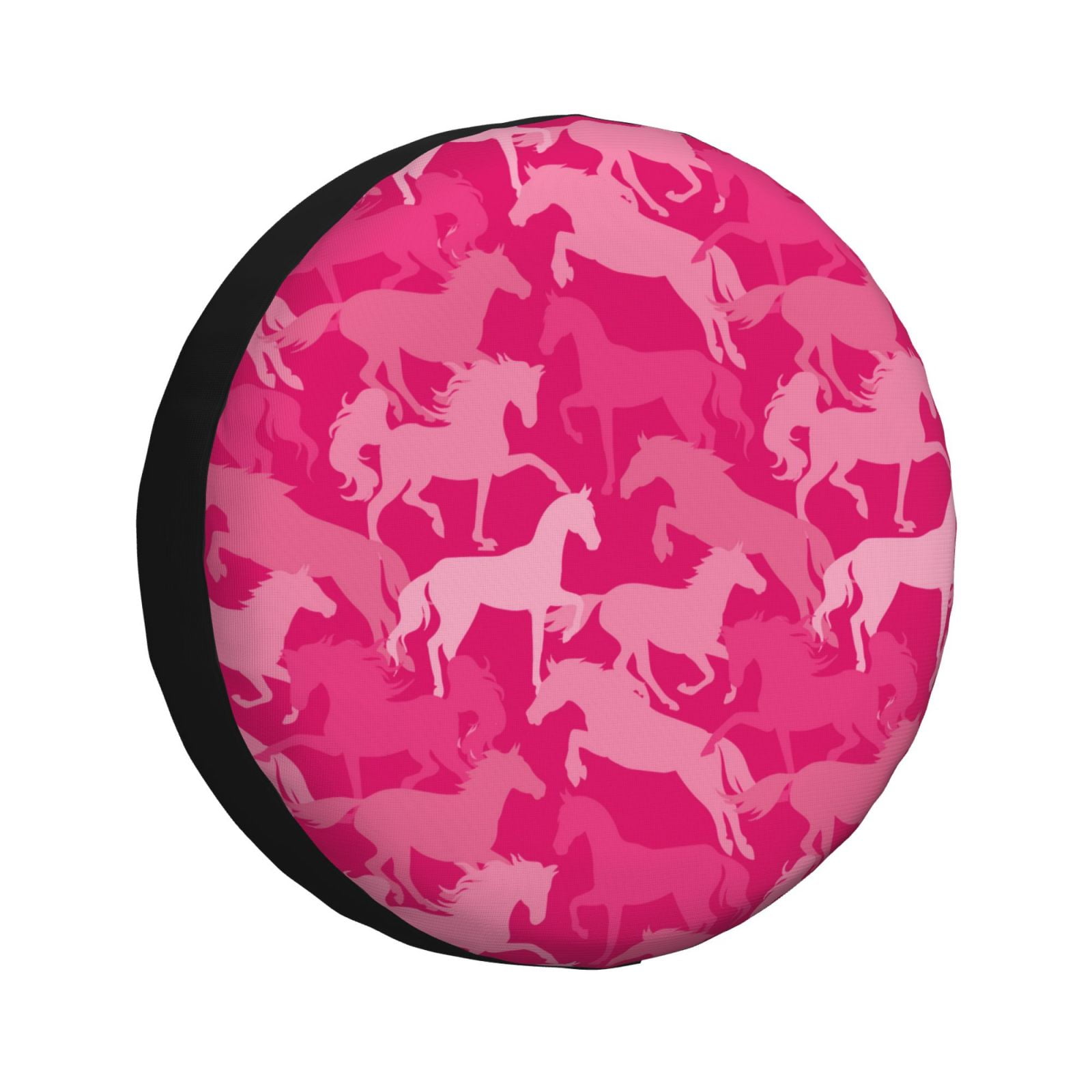 Spare Tire Cover, Modern Minimalist Cool Horse Pink Wheel Cover Tire ...