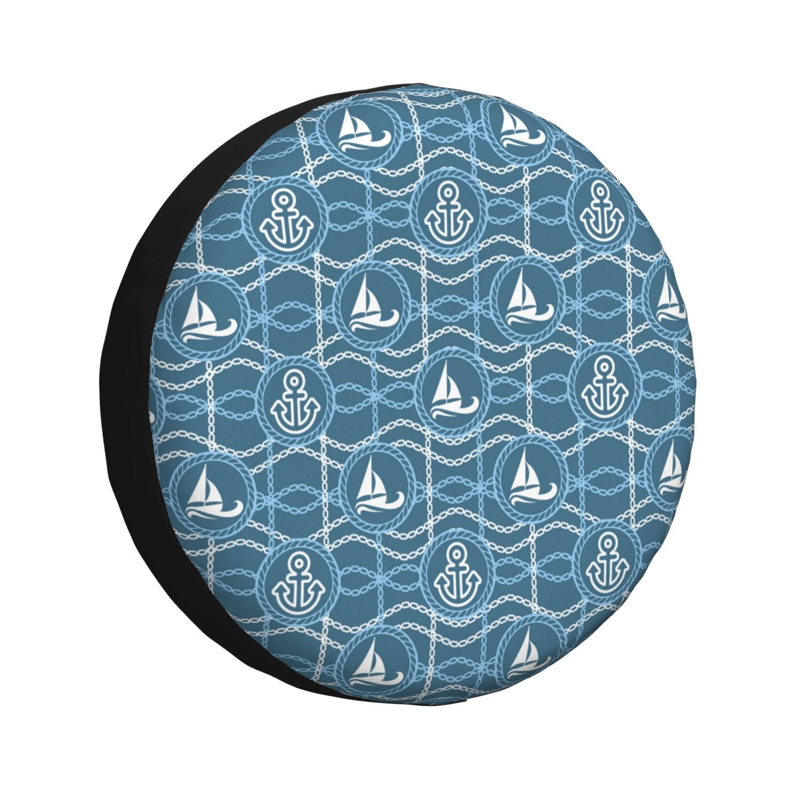 Spare Tire Cover - Nautical Waterproof Sun Protection Universal Tire Covers for Trailers Car SUV ...
