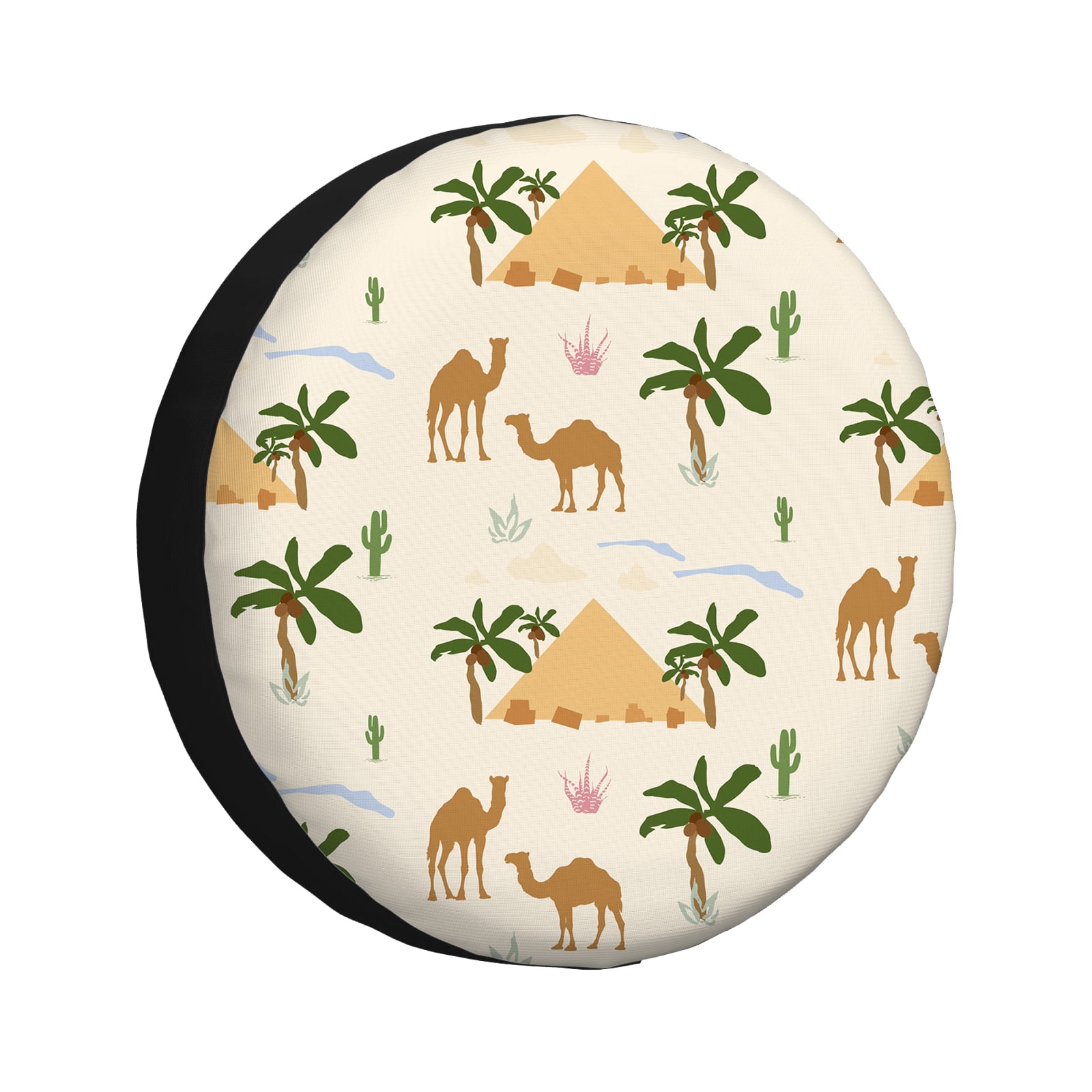 Spare Tire Cover Palm Camel Pyramid Cute Camels With Cactus ...