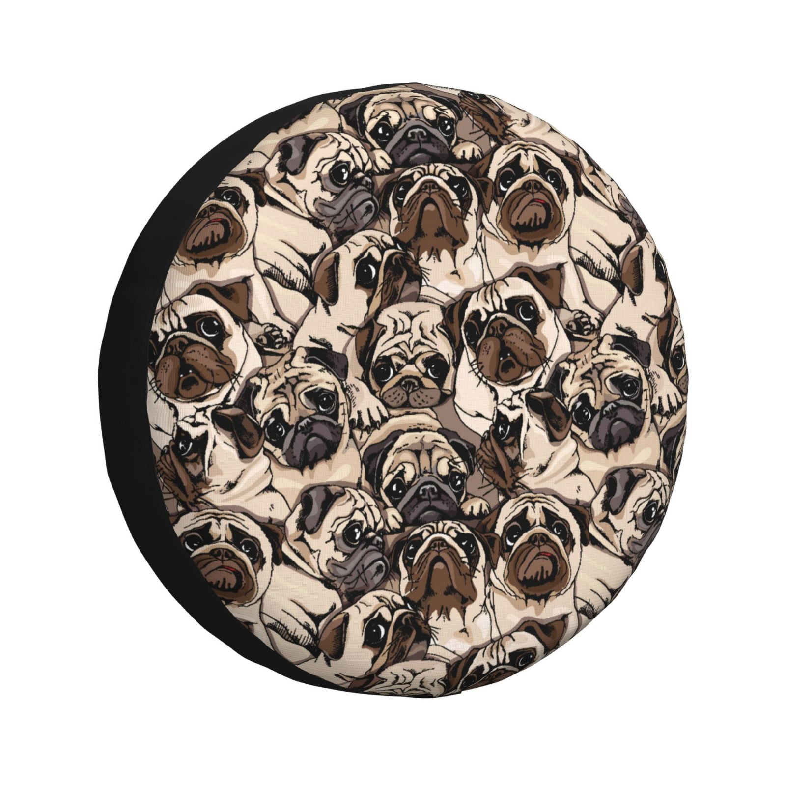 Spare Tire Cover Pug Waterproof Trailer Tire Covers 14''-17'', Tough ...