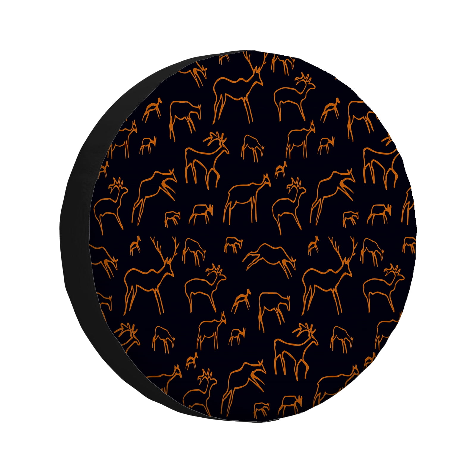 Spare Tire Cover Red African Tribe Run Goat Weatherproof Wheel Covers ...