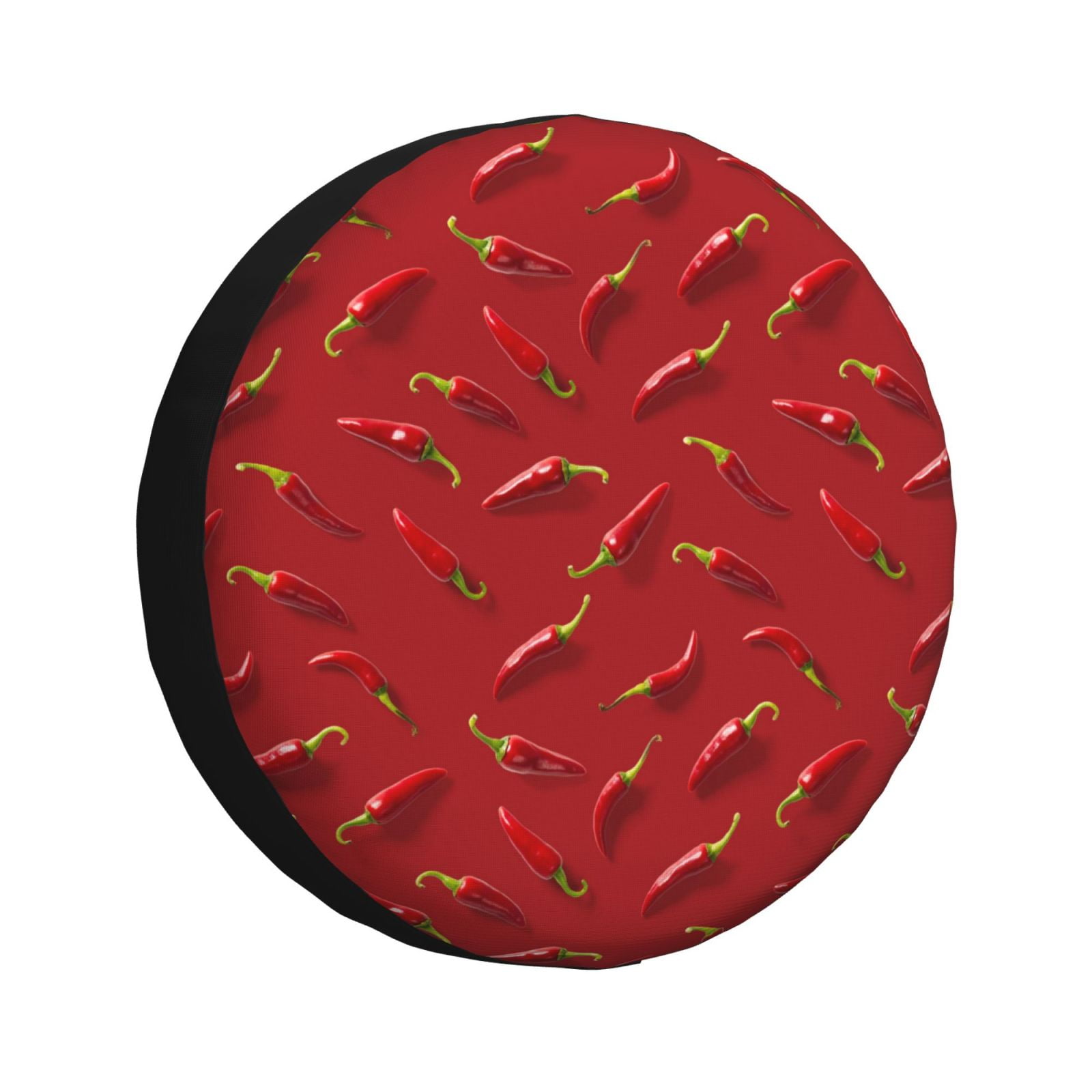 Spare Tire Cover, Red Pepper Wheel Cover Tire Covers For Trailers Car ...