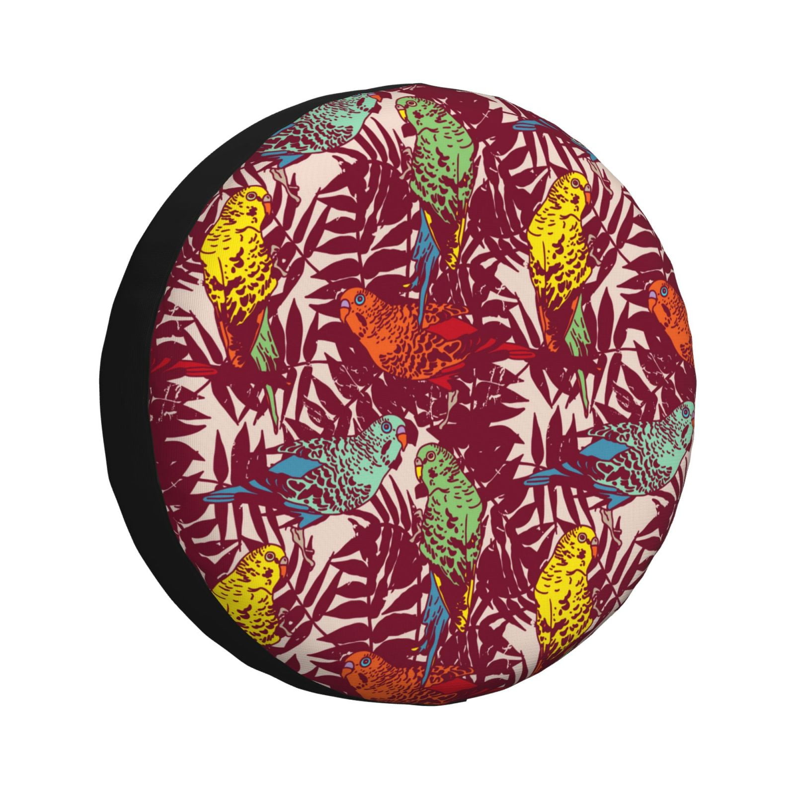 Spare Tire Cover, Retro Multi-Color Cute Parrot Wheel Cover Tire Covers ...