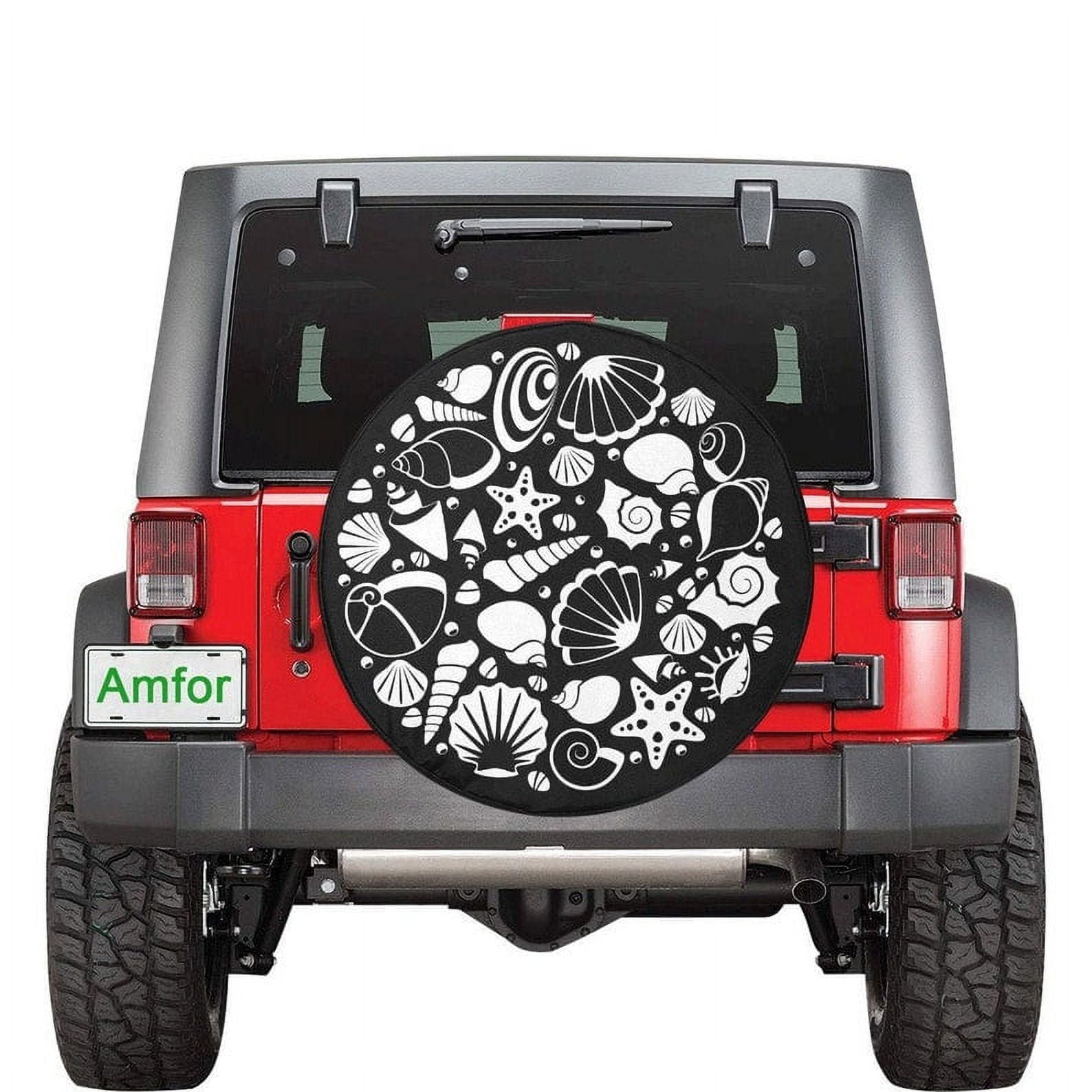 Spare Tire Cover Spare Wheel Cover Seashells Ocean Star Shells Beach ...