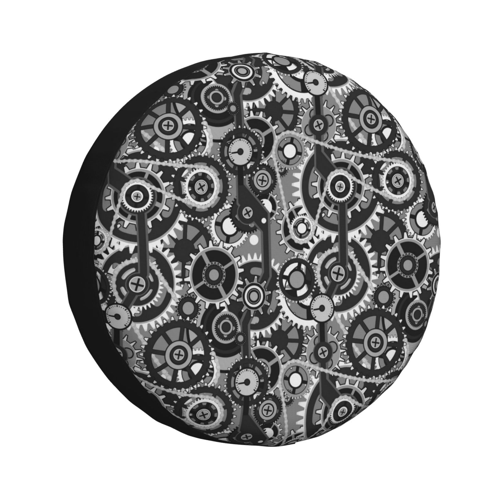 Spare Tire Cover, Traditional Gear Pattern Wheel Cover Tire Covers For ...