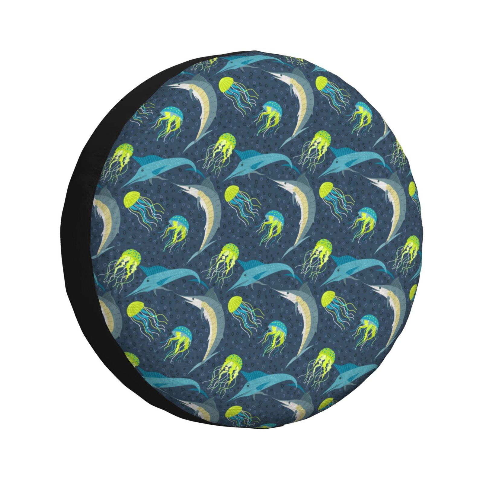 Spare Tire Cover, Tuna Fish Jellyfish Wheel Cover Tire Covers For ...