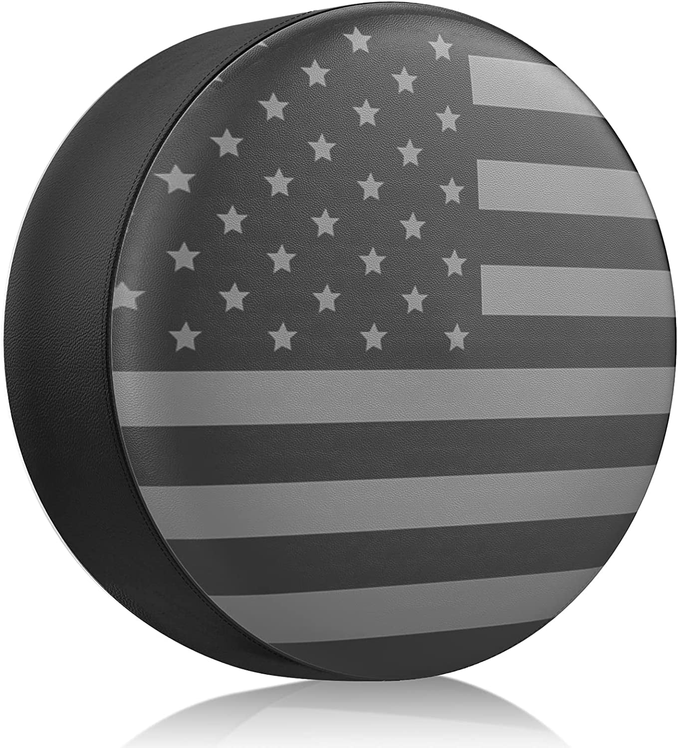Spare Tire Cover USA Flag Pattern, Waterproof Leather Wheel Cover ...