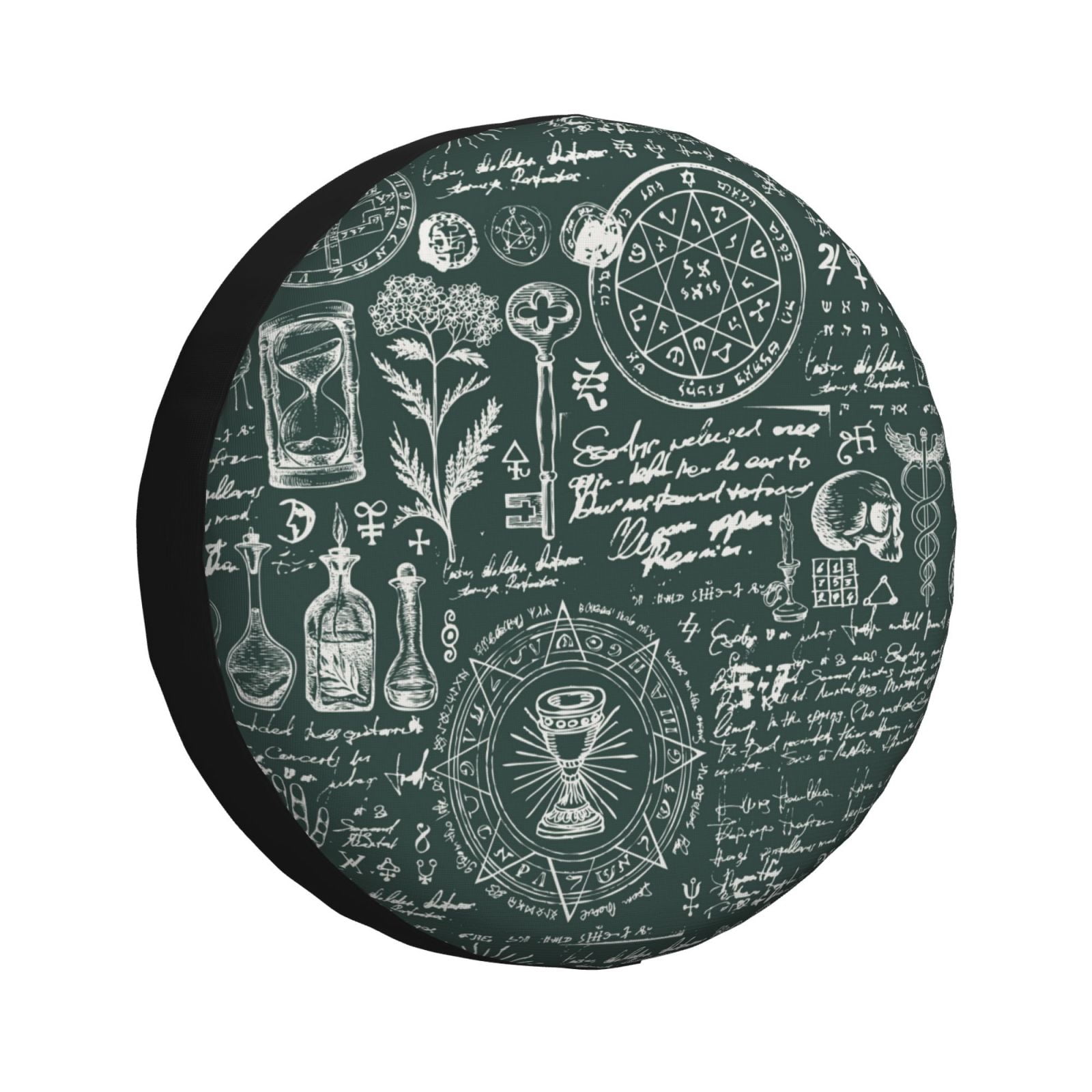 Spare Tire Cover, Vintage Botanical Sketch Collage Tire Covers for ...