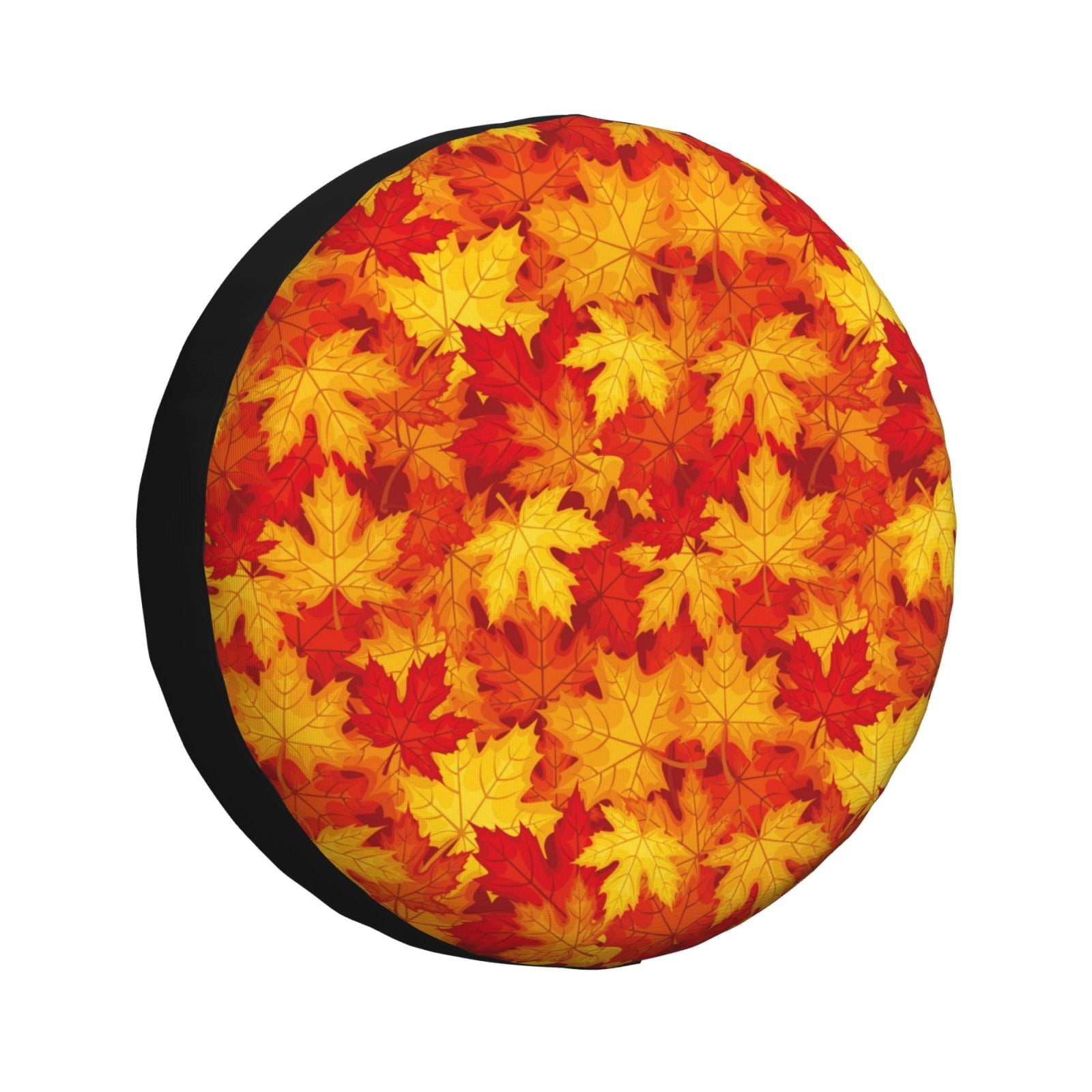 Spare Tire Cover - Vintage maple leaves autumn Waterproof Sun ...