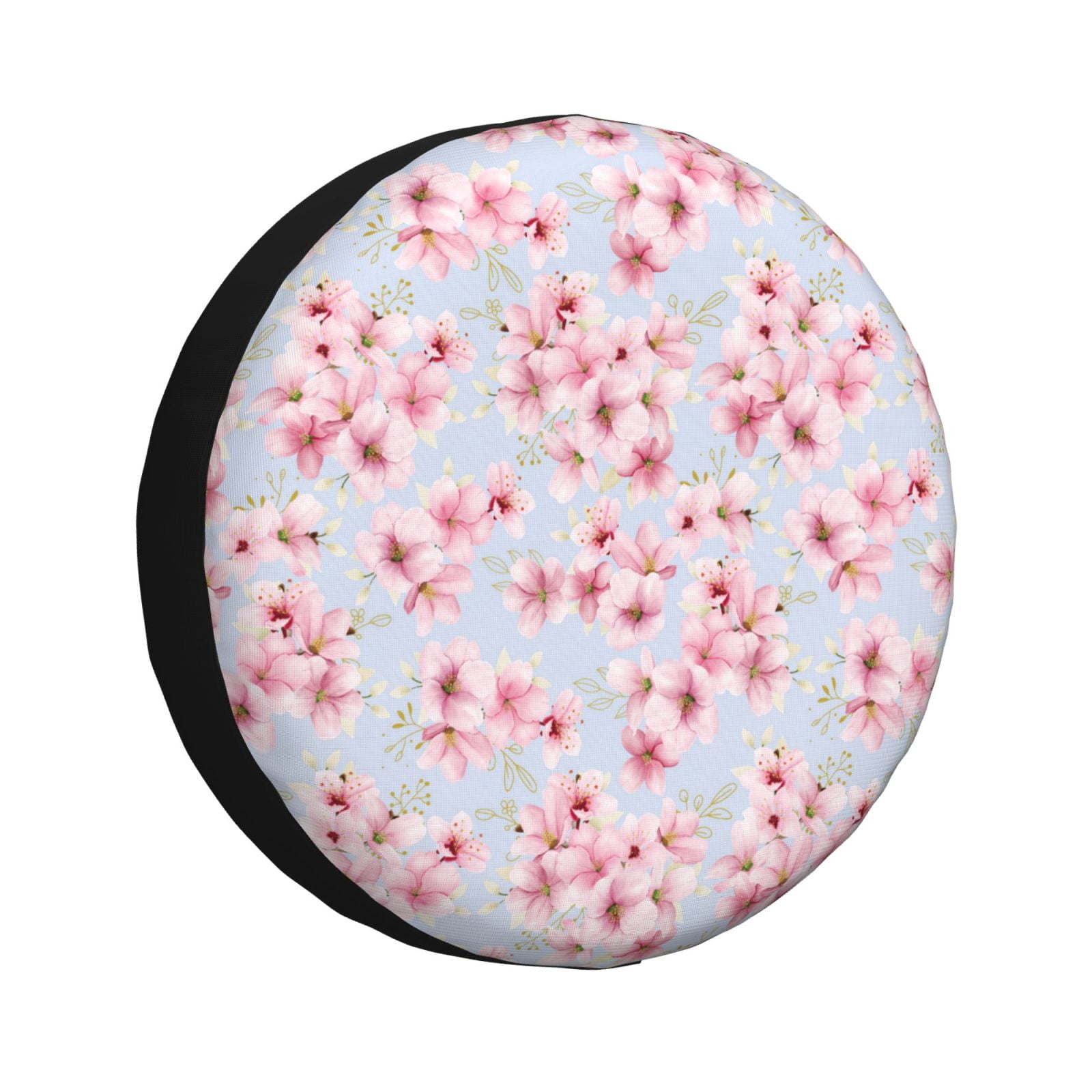 Spare Tire Cover, Watercolor berry blossom blue Wheel Cover Tire Covers ...