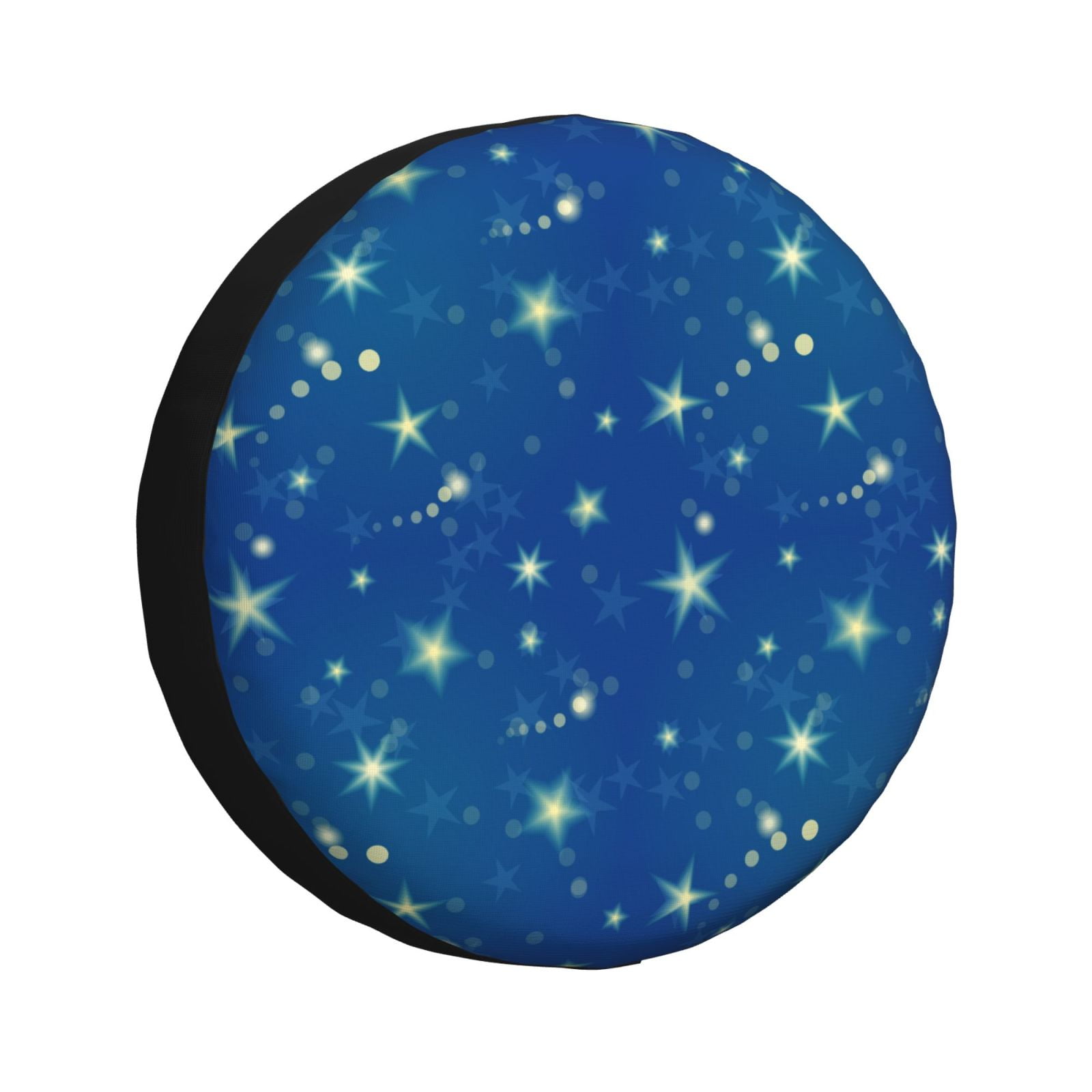 Spare Tire Cover, aesthetic shiny stars night sky blue Wheel Cover Tire ...