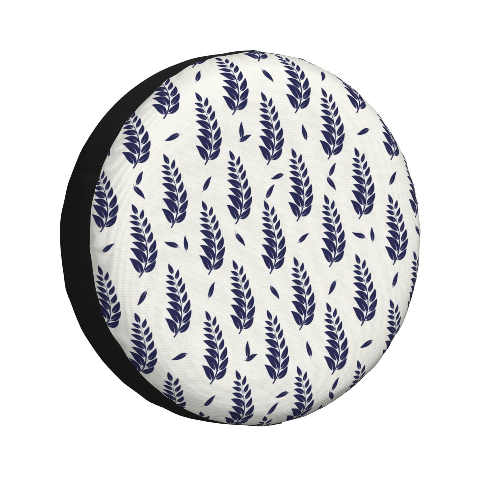 Spare Tire Cover - blue leaves Waterproof Sun Protection Universal Tire ...