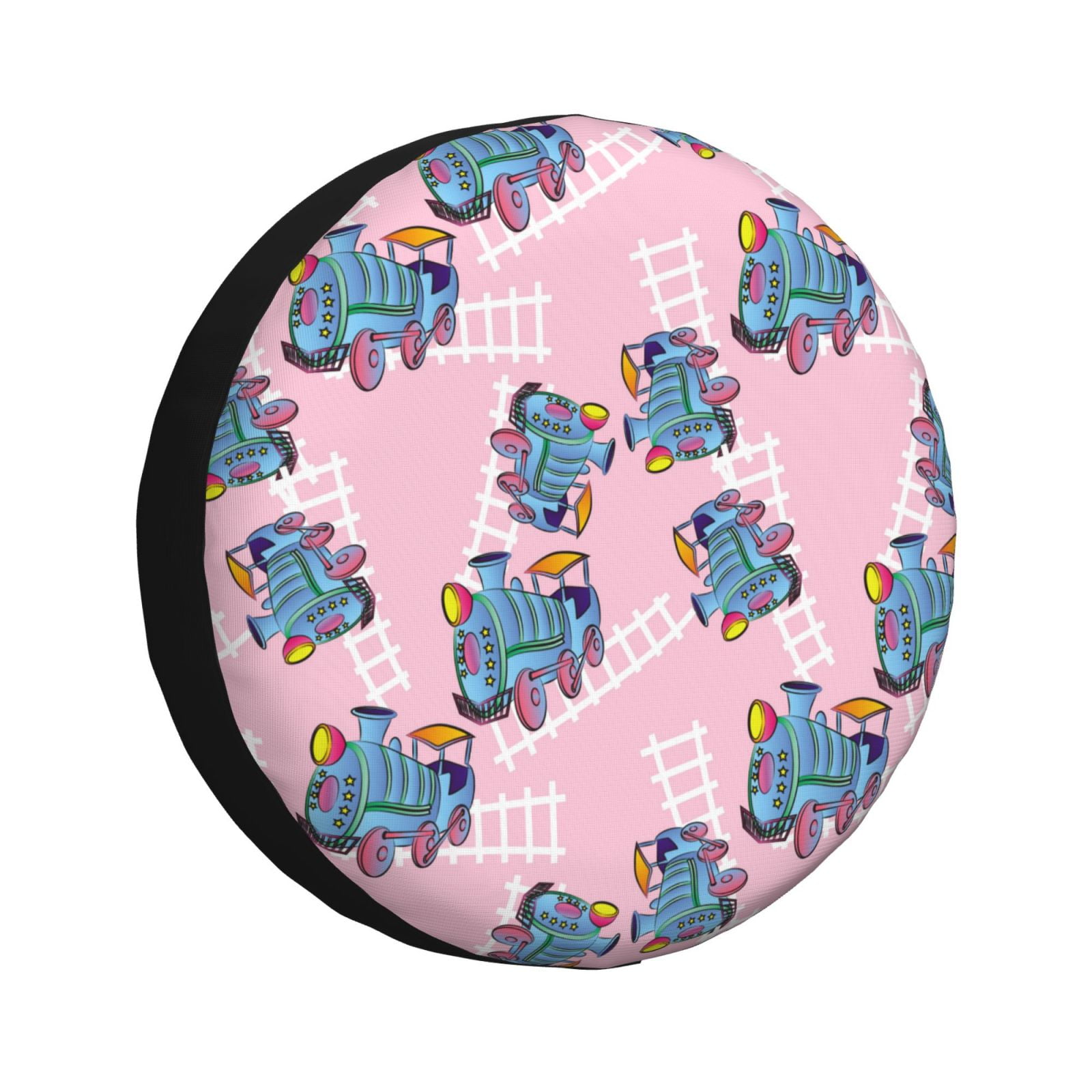 Spare Tire Cover cartoon Trains Pattern Waterproof Trailer Tire Covers ...