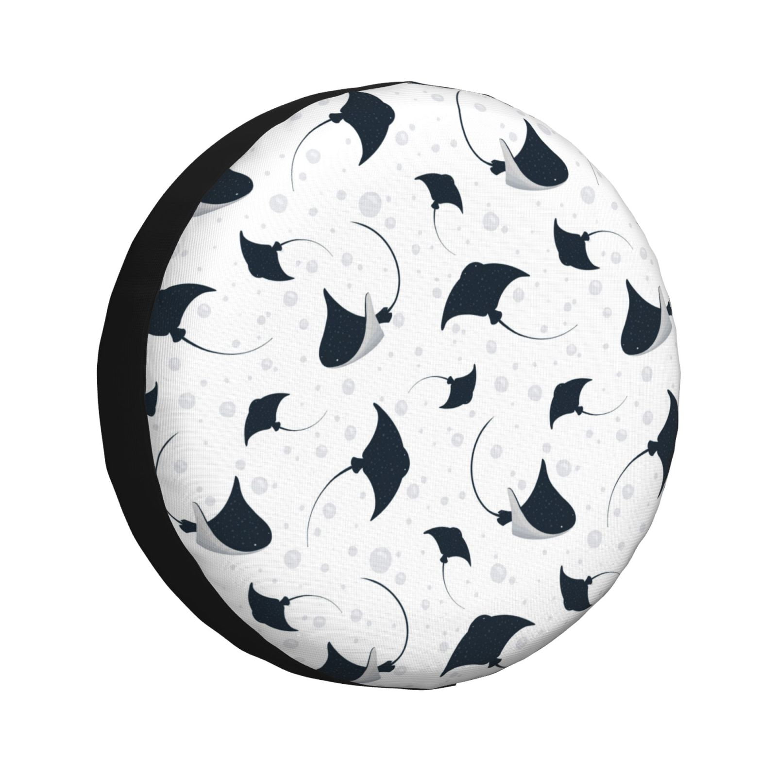 Spare Tire Cover, cool stingrays bubbles white Wheel Cover Tire Covers ...