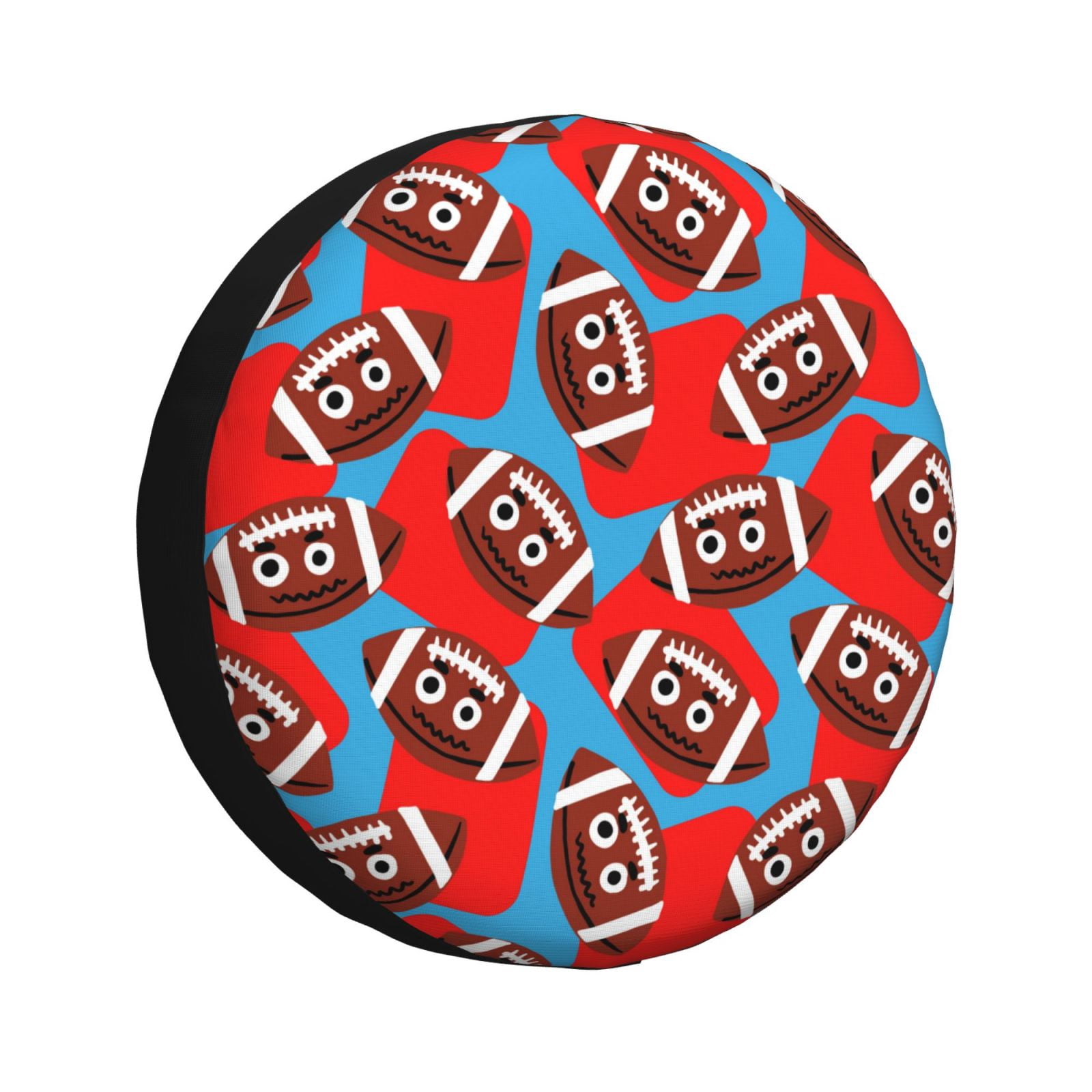 Spare Tire Cover, cute American football blue Wheel Cover Tire Covers ...