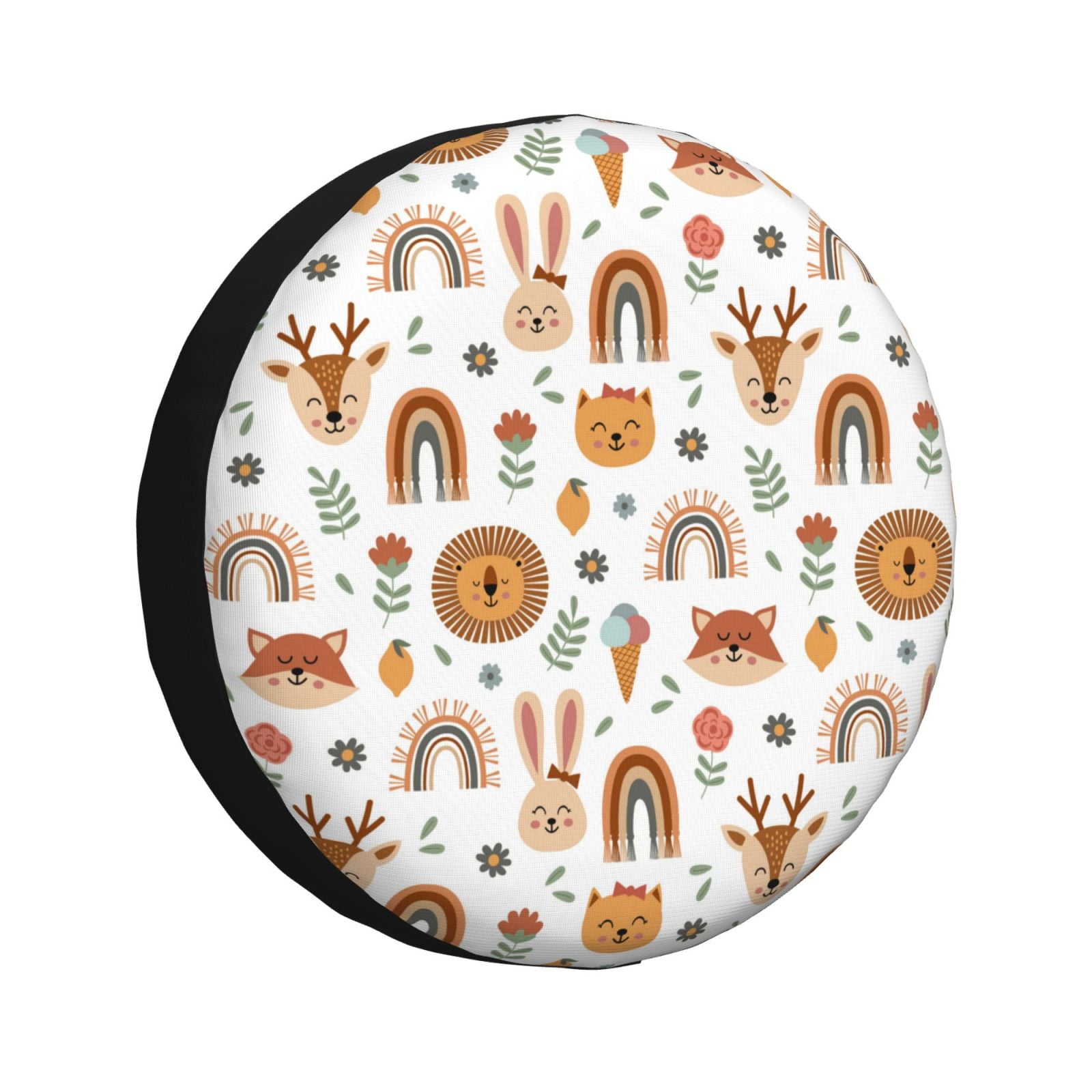 Spare Tire Cover, cute Rainbow Animal Wheel Cover Tire Covers for ...