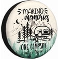 Spare Tire Cover for RV Camper Trailer Making Memories One Campsite at ...