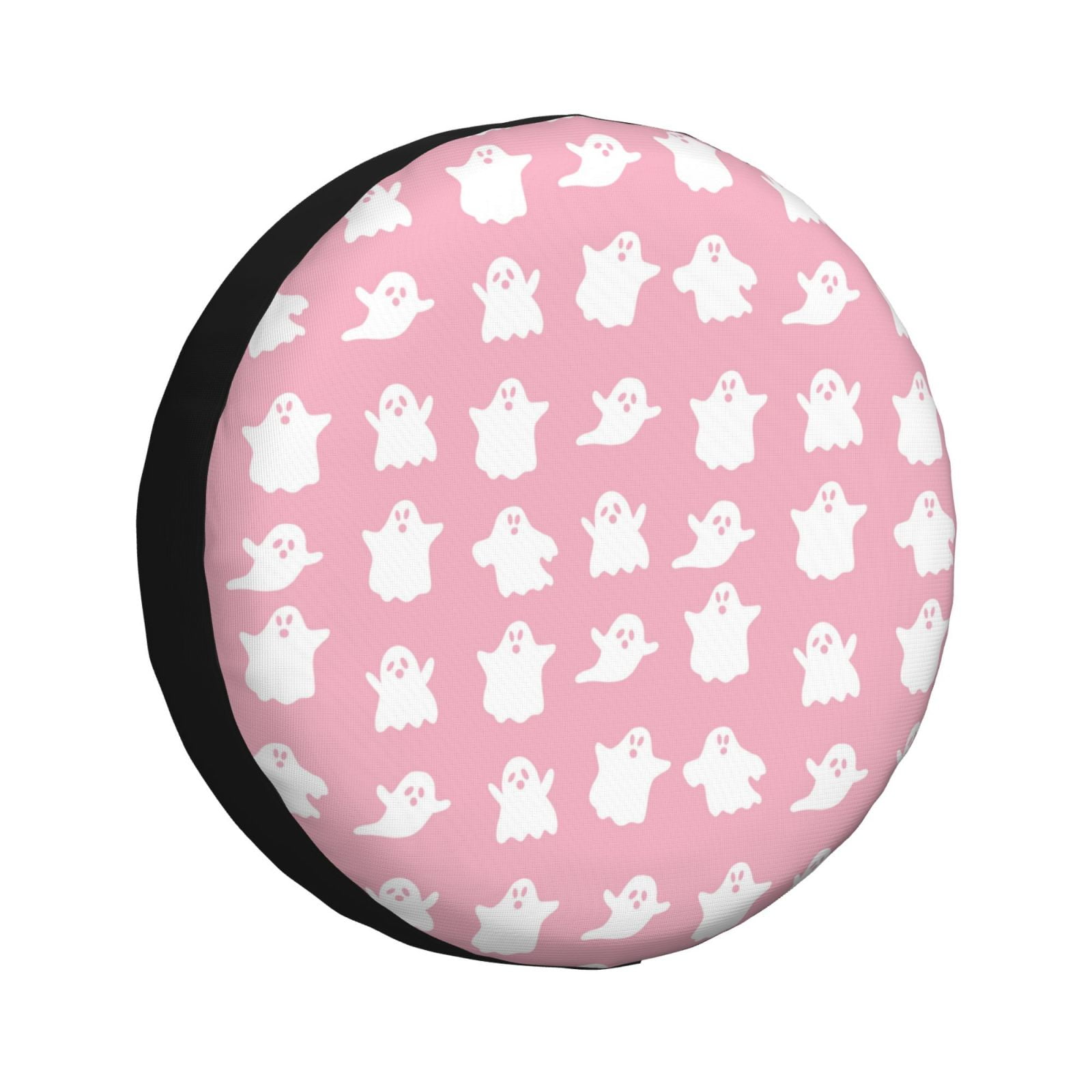 Spare Tire Cover ghost pattern pink Waterproof Trailer Tire Covers 14 ...
