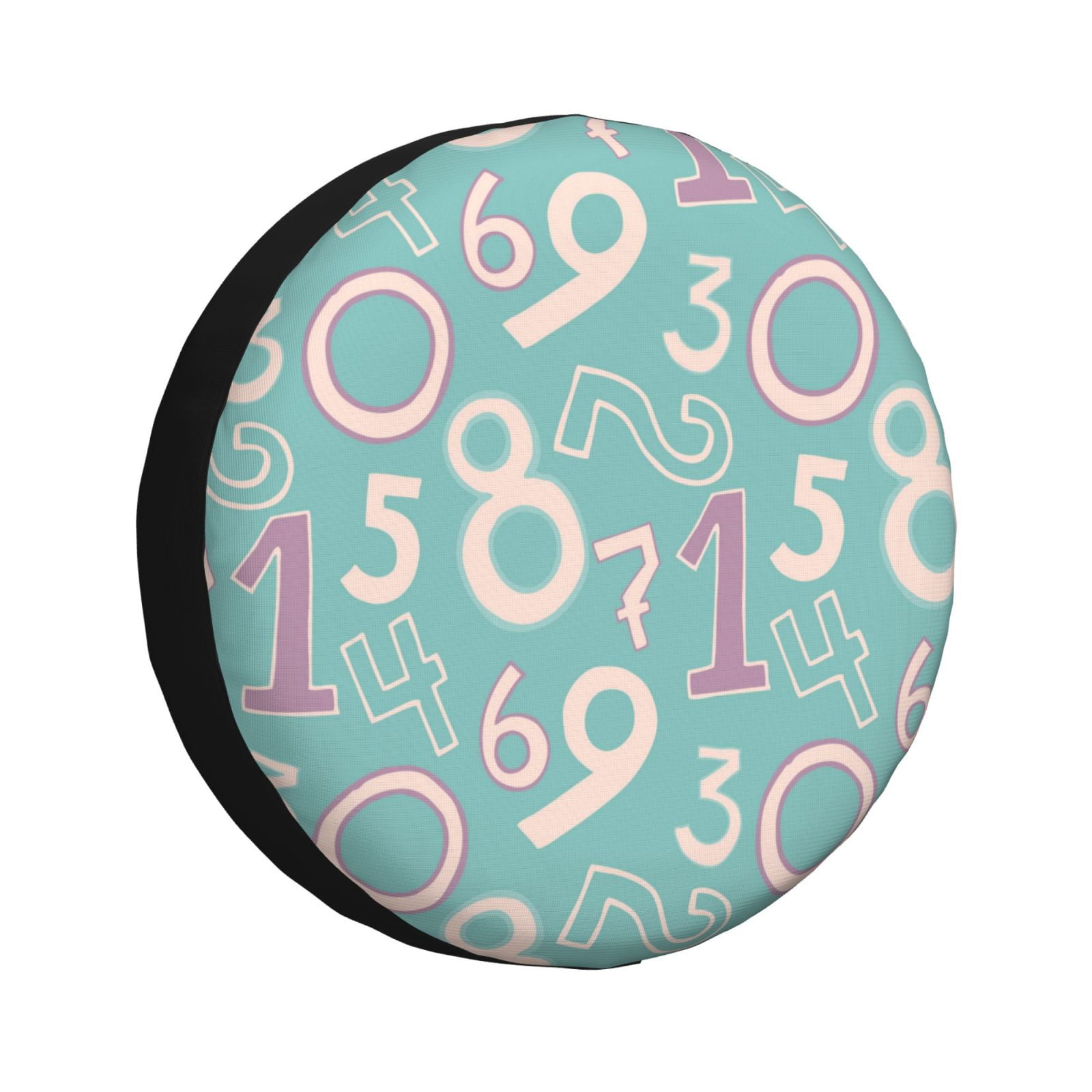Spare Tire Cover - green math numbers Universal Fit for RV Car Camper ...