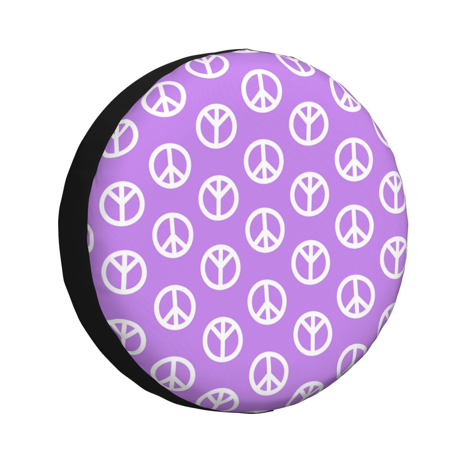 Spare Tire Cover peace signs Purple cute Waterproof Trailer Tire Covers ...