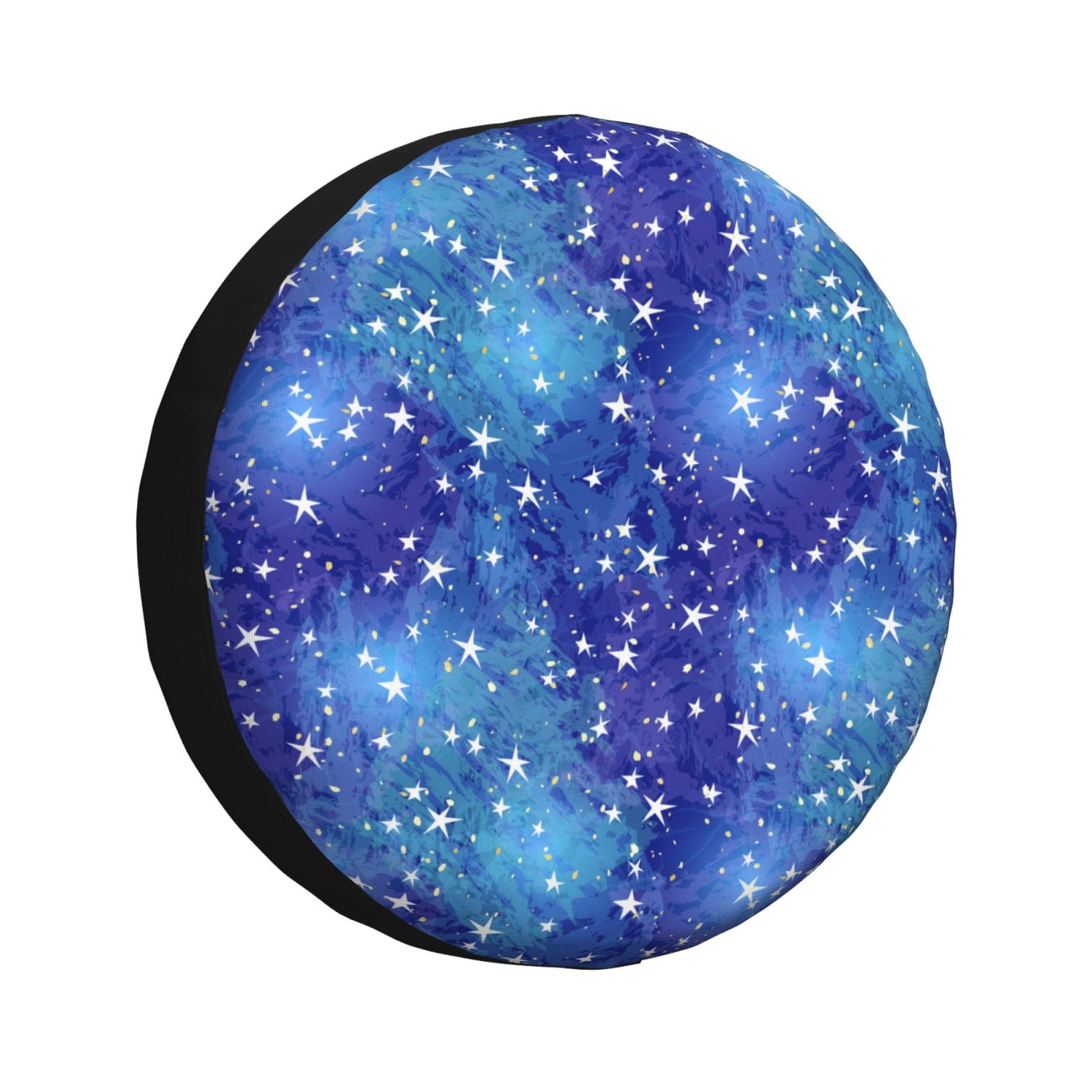 Spare Tire Cover shiny starry sky blue sky Waterproof Trailer Tire ...
