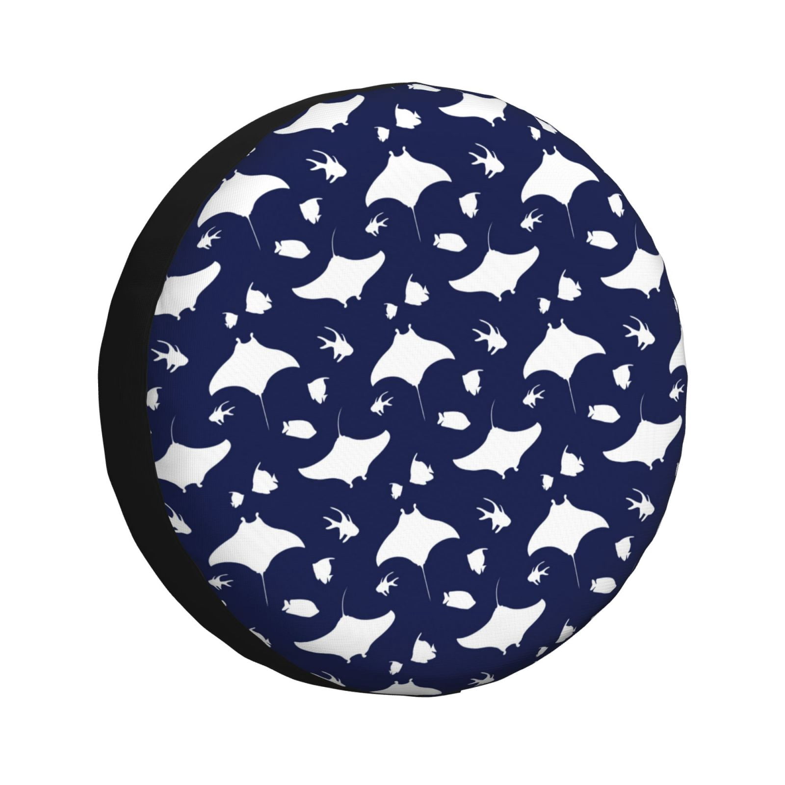 Spare Tire Cover, stingray tropical fish dark blue Wheel Cover Tire ...