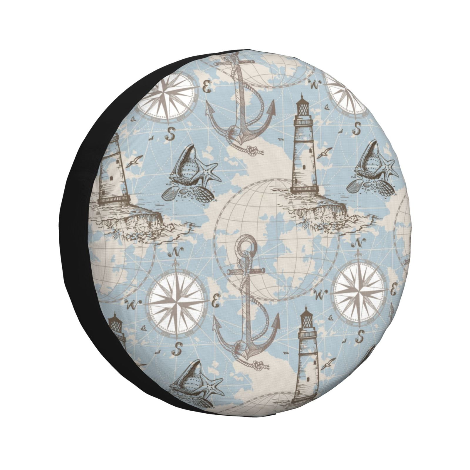 Spare Tire Cover, vintage Lighthouse anchor cool Wheel Cover Tire ...