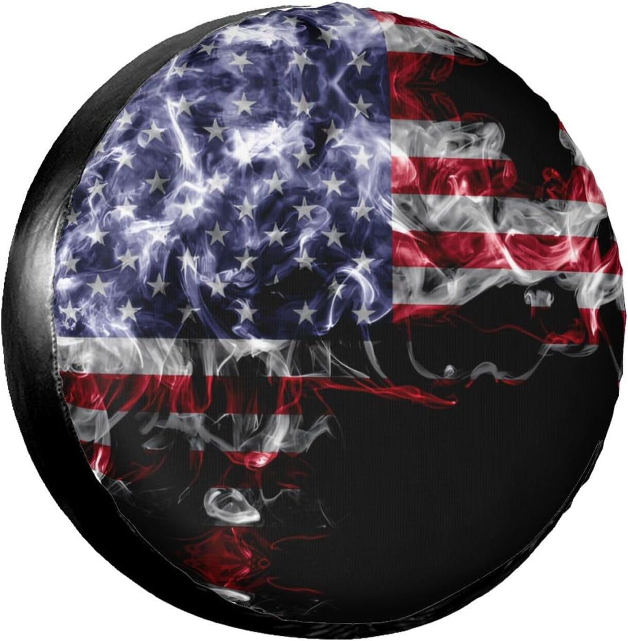 Spare Tire Covers for Trailers,Retro White Black USA Flag Wheel ...
