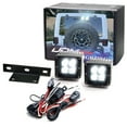 Over Spare Tire Dual 20W LED Pod Light Kit For 2007-2017 Wrangler JK ...