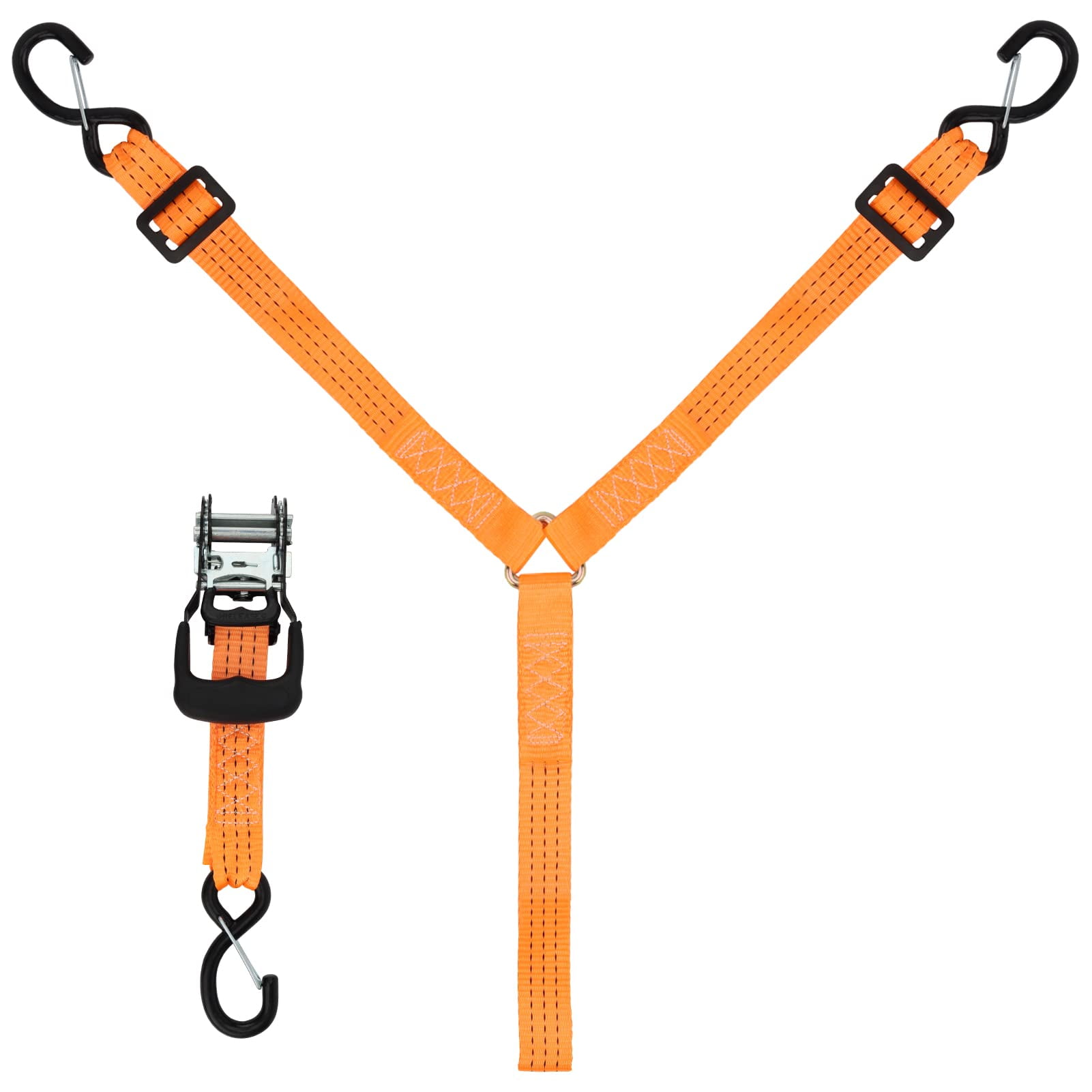Spare Tire Roof Rack Strap Heavy Duty Y Strap For Spare Tire - 3-Way ...