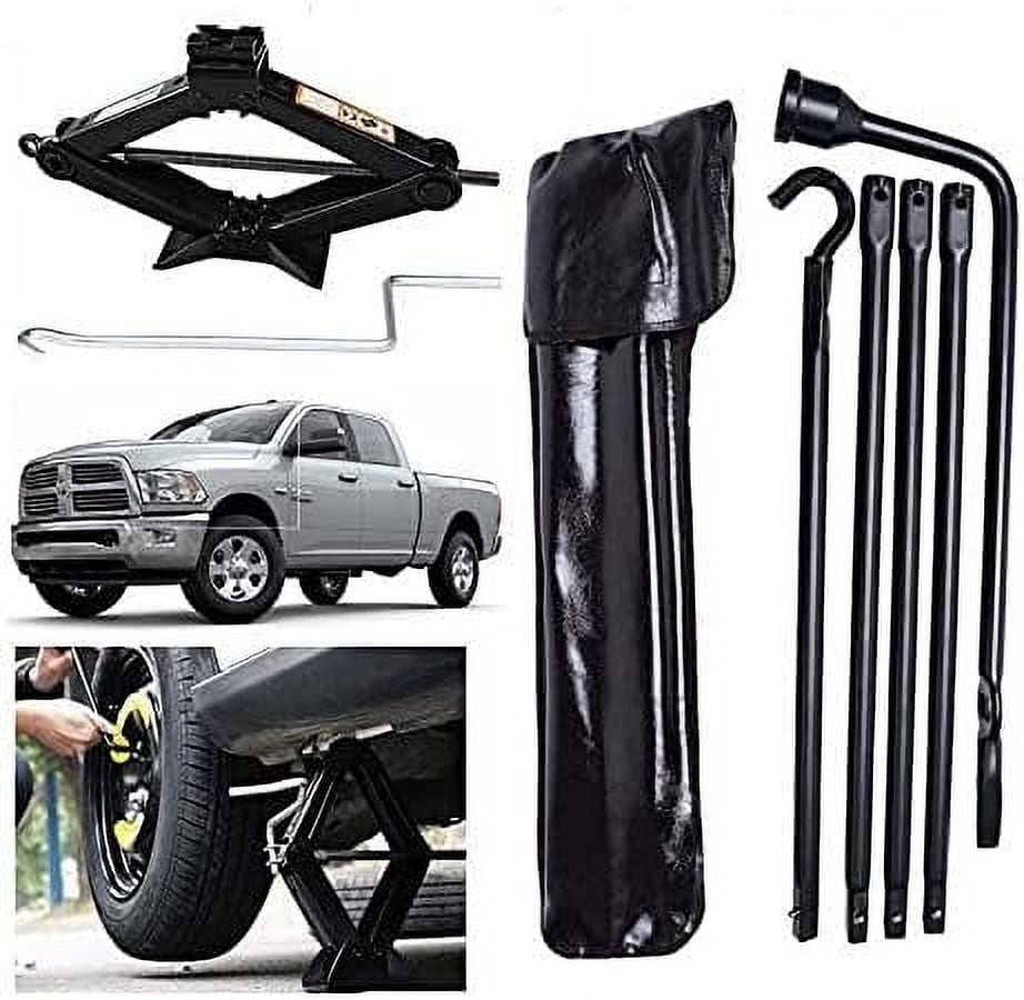Spare Tire Tool Kit Lug Wrench & Scissor Jack For Dodge Ram 1500 (2002 ...