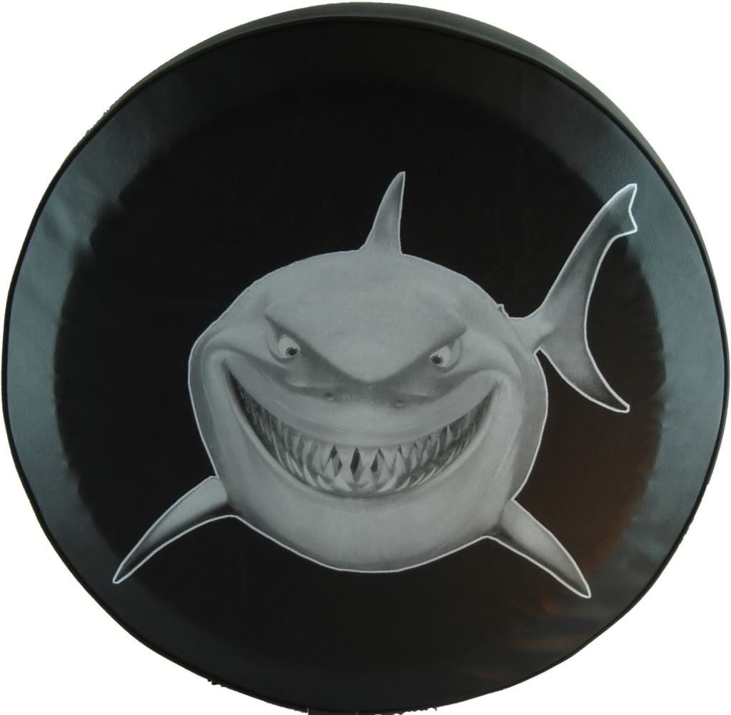 SpareCover ABC Series - Great White Shark 33" Tire Cover - Walmart.com