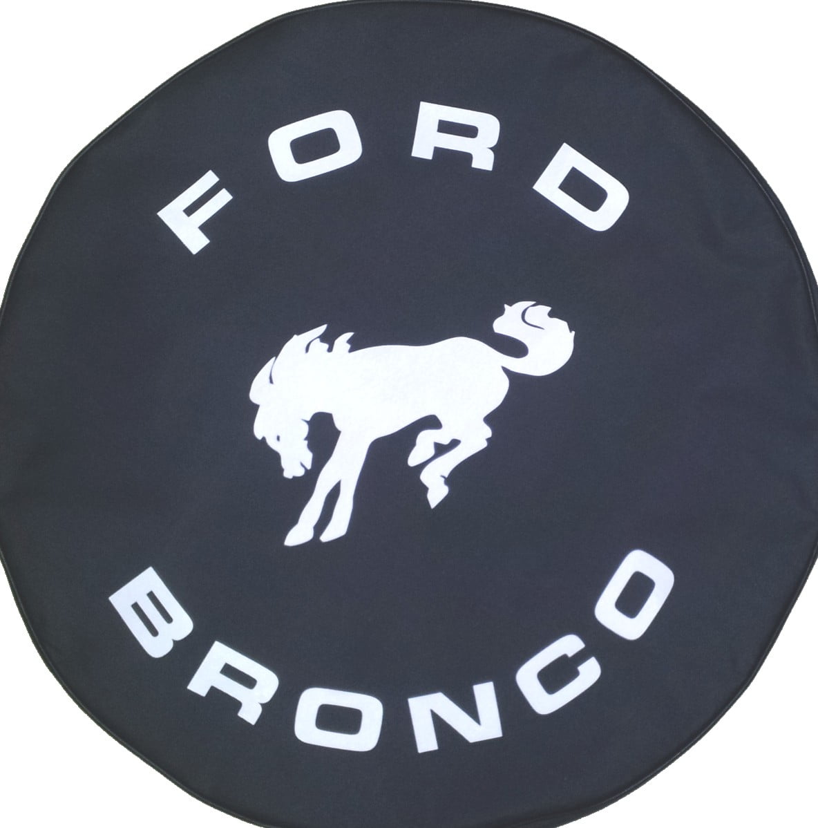 SpareCover Brawny Series - 32" Black Denim Tire Cover for FORD BRONCO ...
