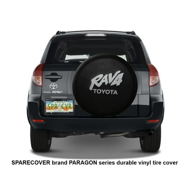 SpareCover Paragon Series Toyota Rav4 Black Vinyl Spare Rear Wheel Tire ...