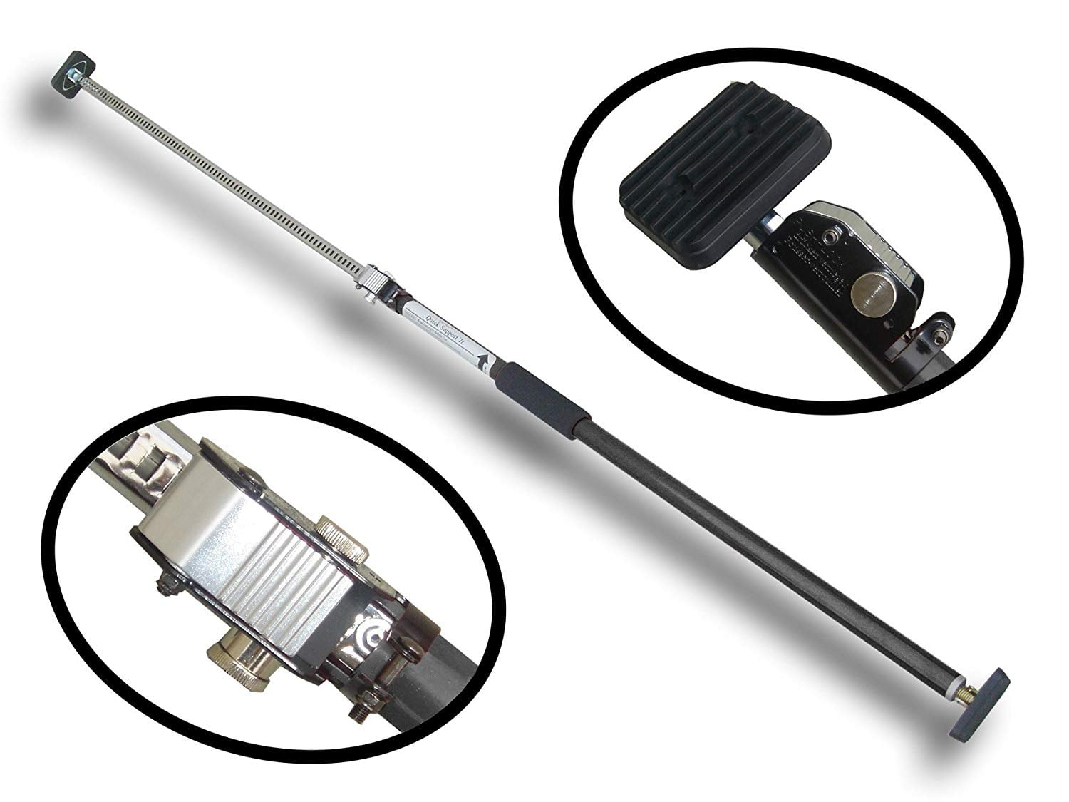 Sparehand Steel Adjustable Cargo Bar with Self-Locking Spring Ratchet ...