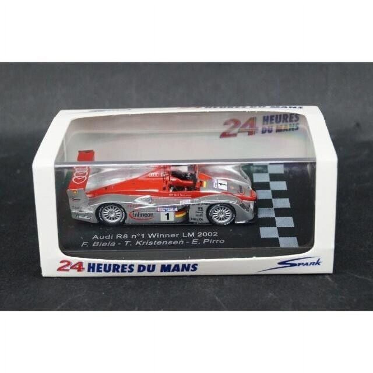 Spark 1/87 AUDI R8 NO:1 WINNER LE MANS 2002 F1 Racing Model Car ...